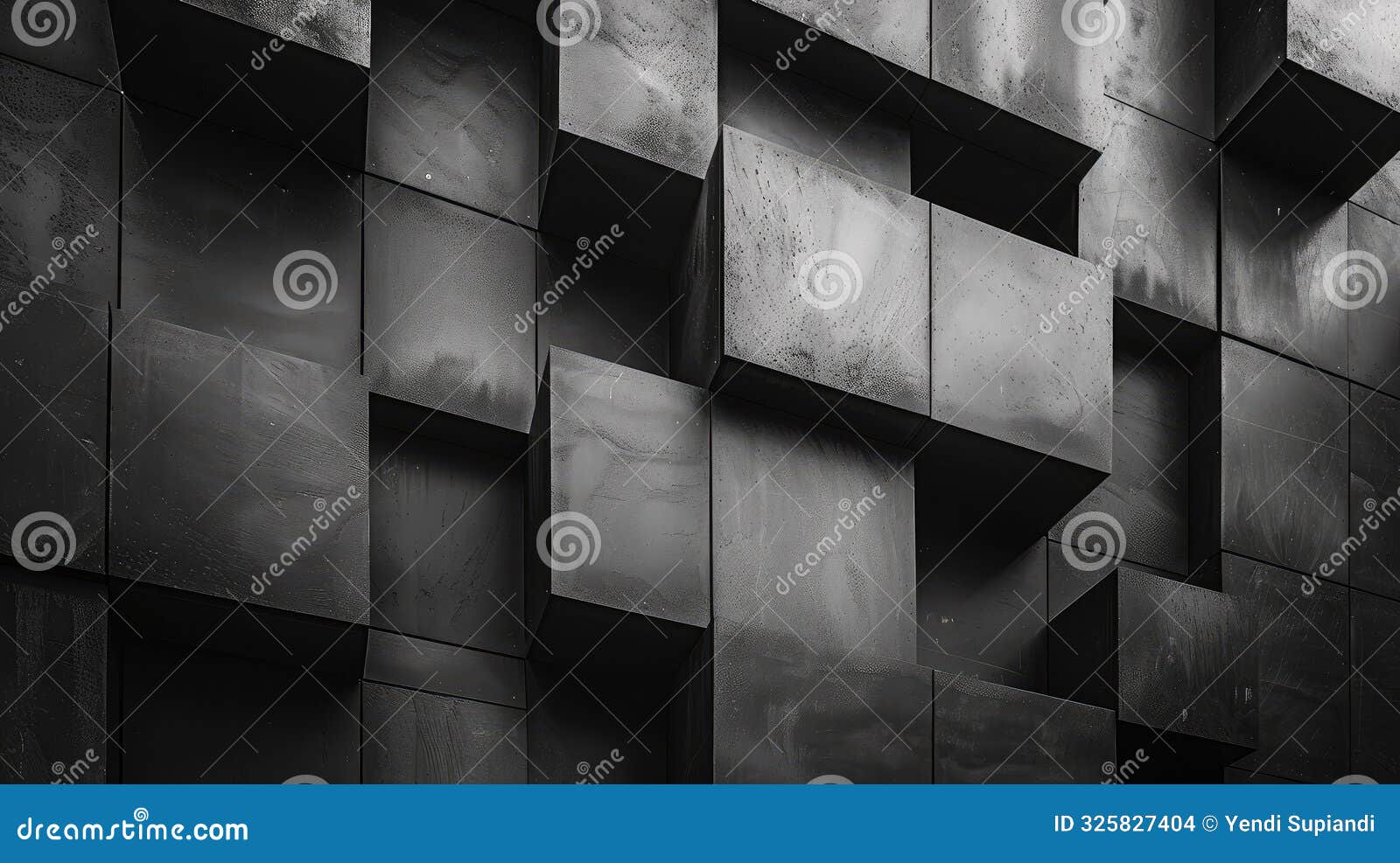 Architectural Detail of a Modern Facade with Overlapping Panels Stock ...