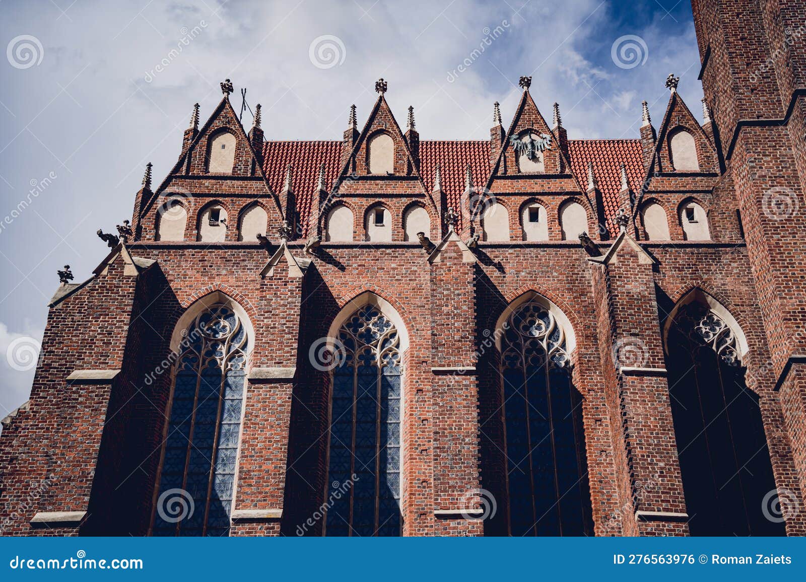 Architectural Detail of the Olds Gothic Cathedral in Europe Stock Photo ...