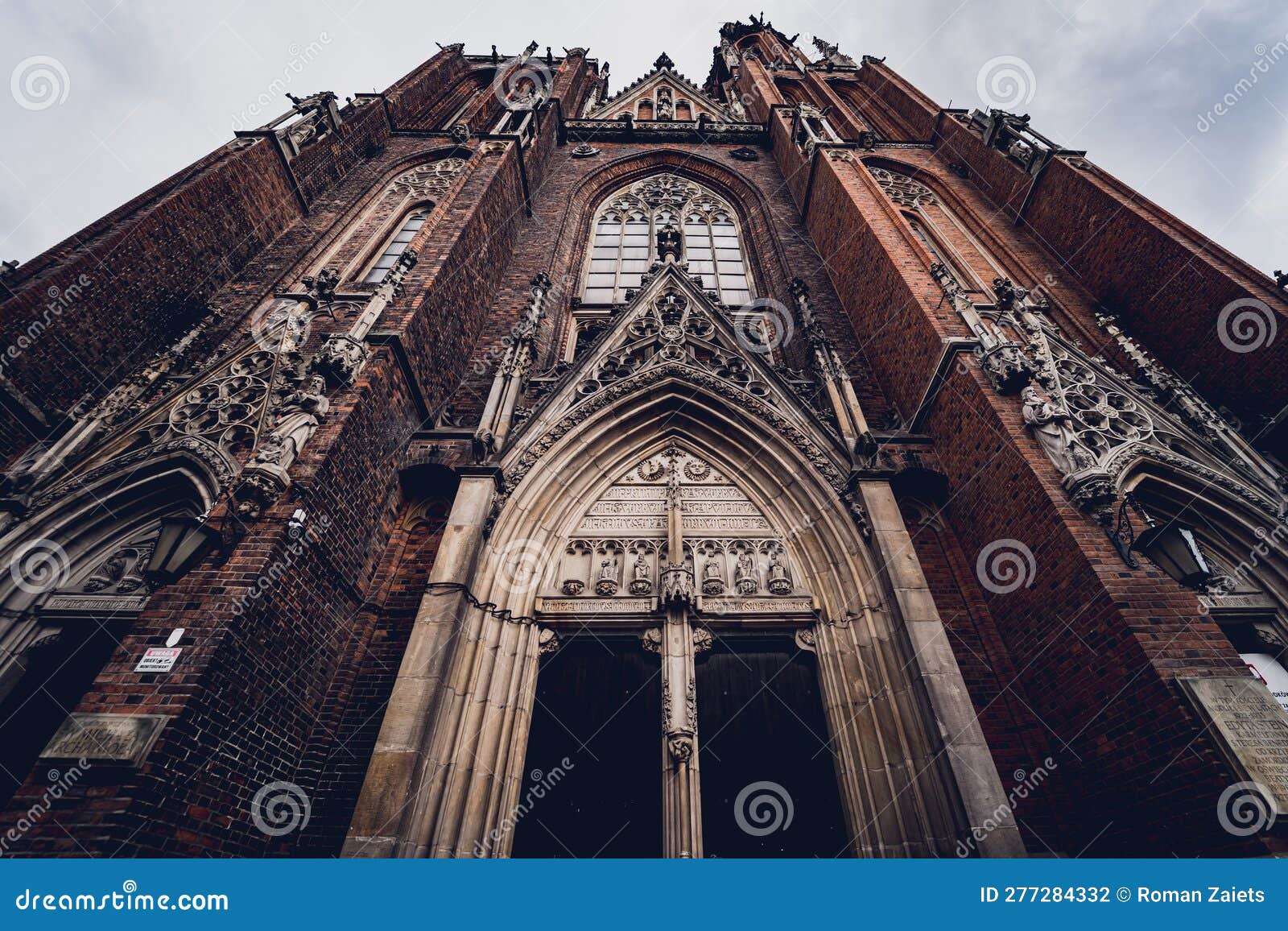 Architectural Detail of the Olds Gothic Cathedral in Europe Stock Photo ...