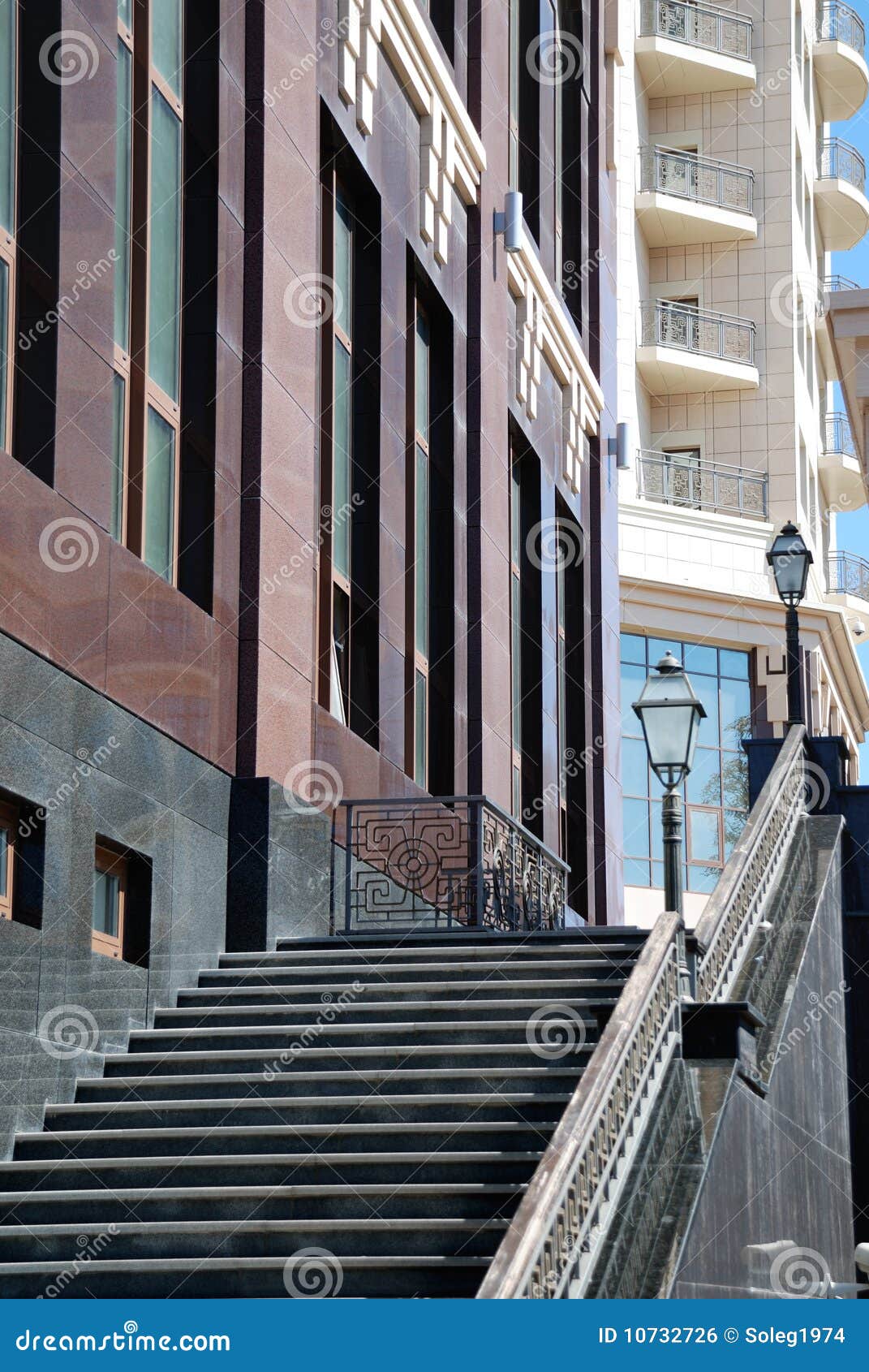 Architectural Details with Ladder and House Stock Photo - Image of ...