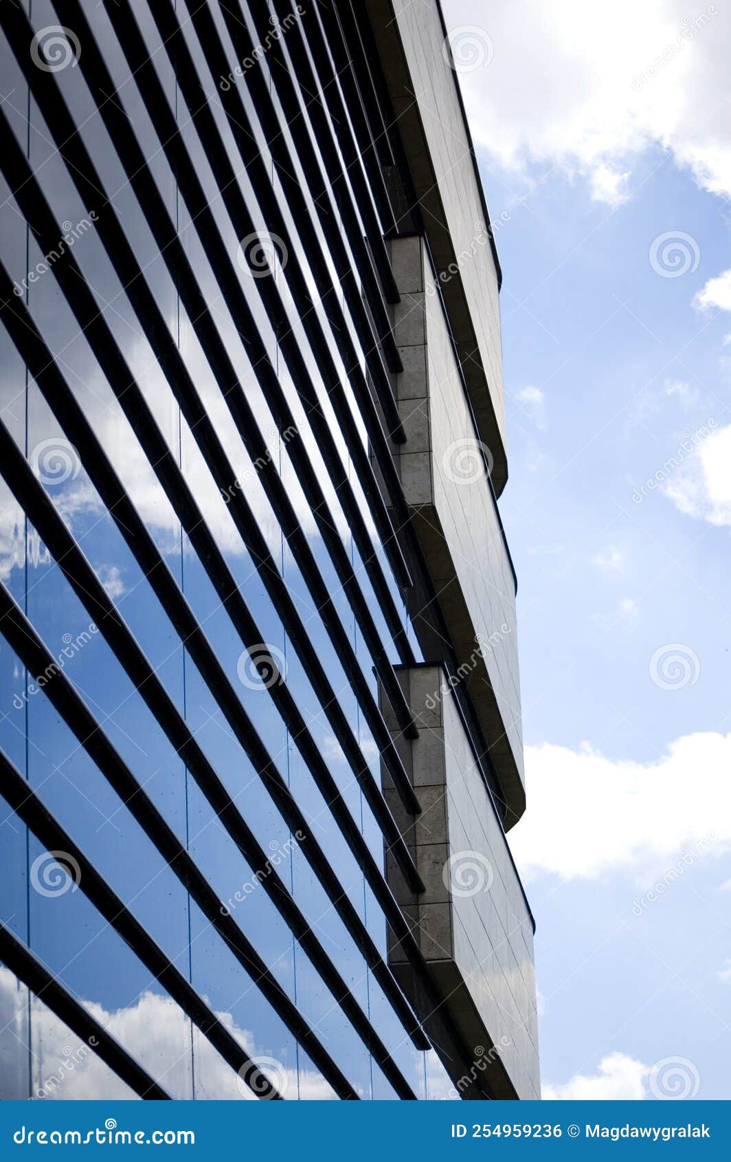 Architectural Details of Modern Academy Building Stock Photo - Image of ...
