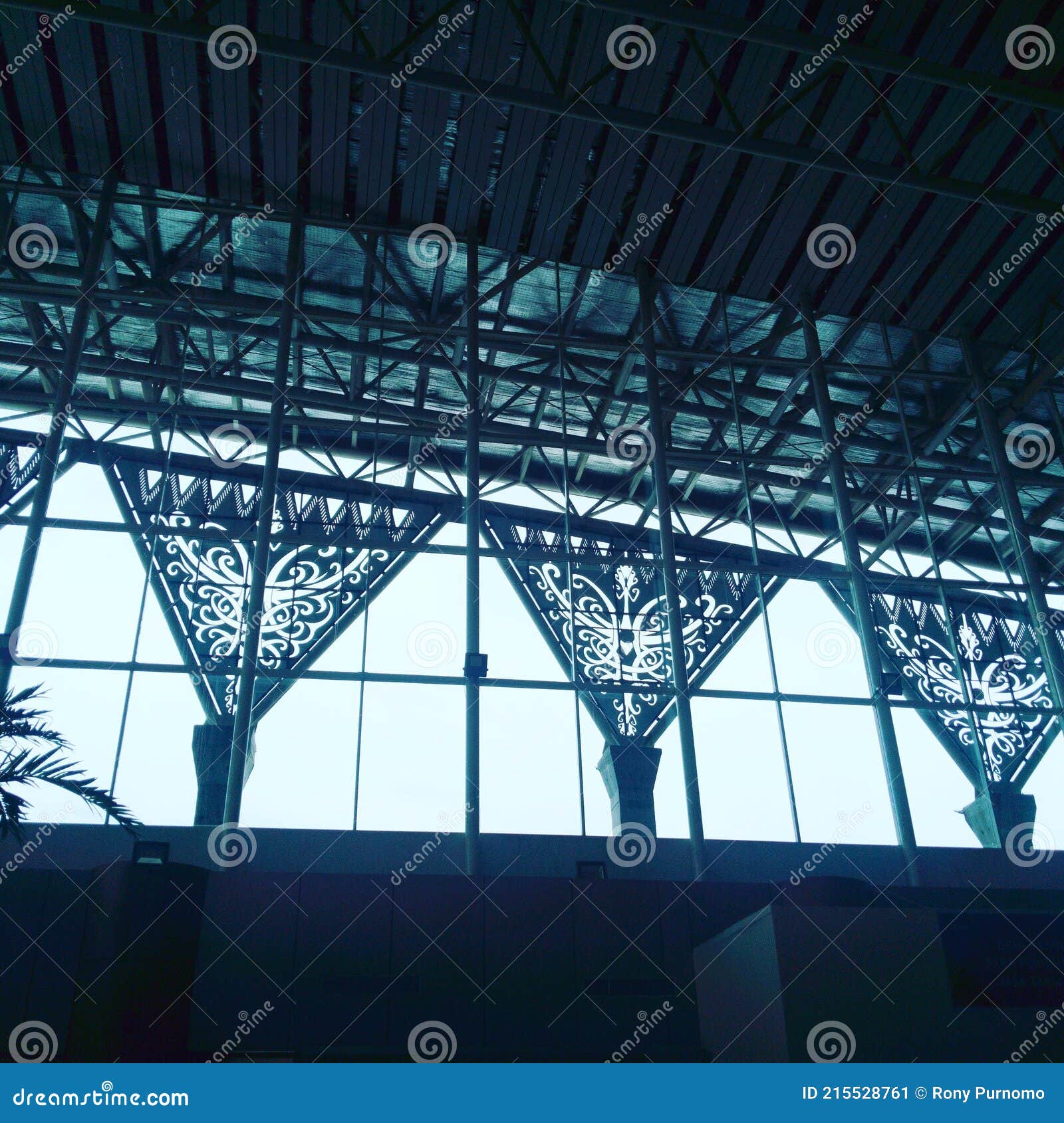 Architectural Details on the Roof Column Stock Image - Image of details ...