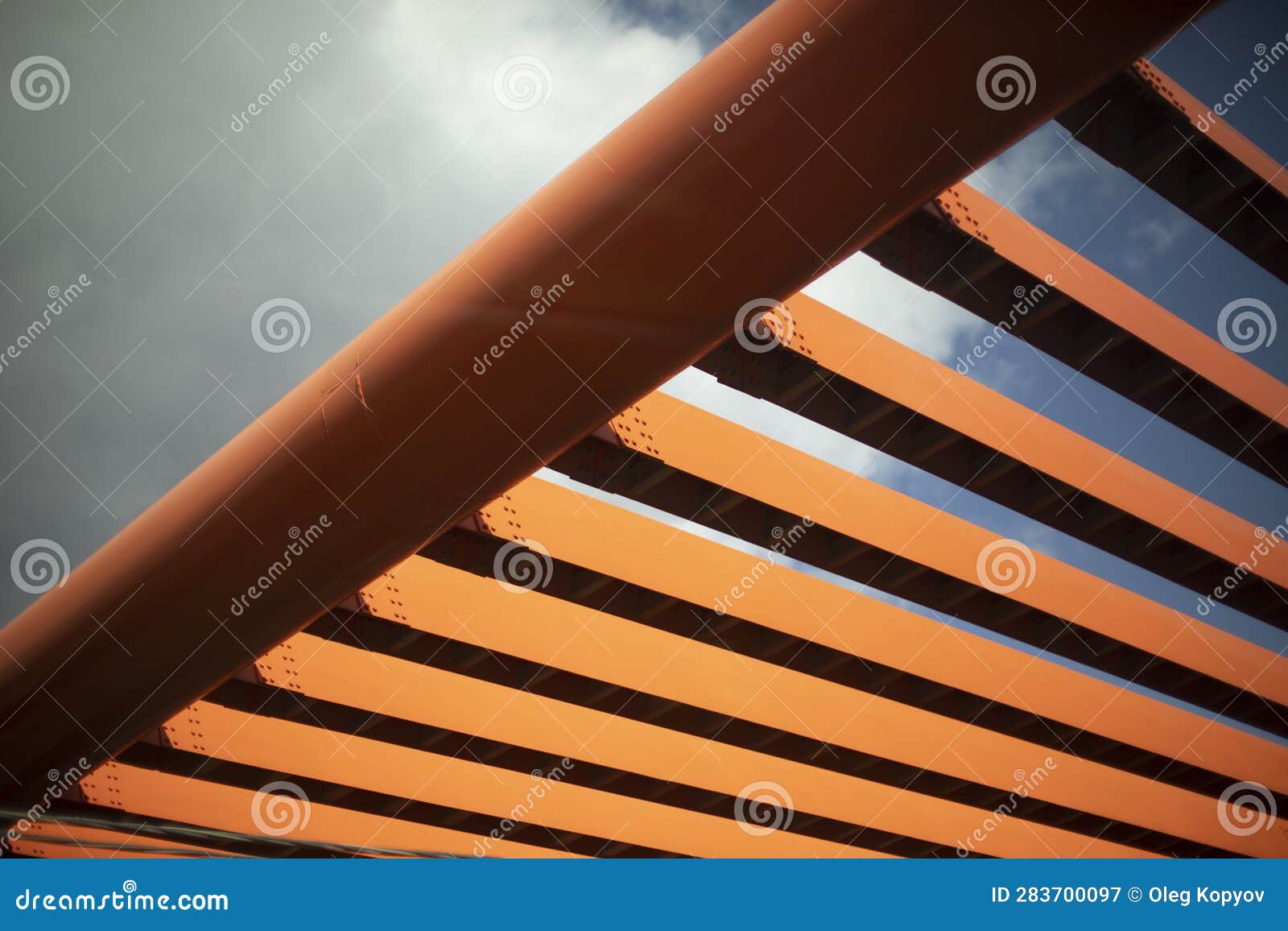Details Of Steel Truss, Reticular Structure Of A Repeater Antenna Or ...