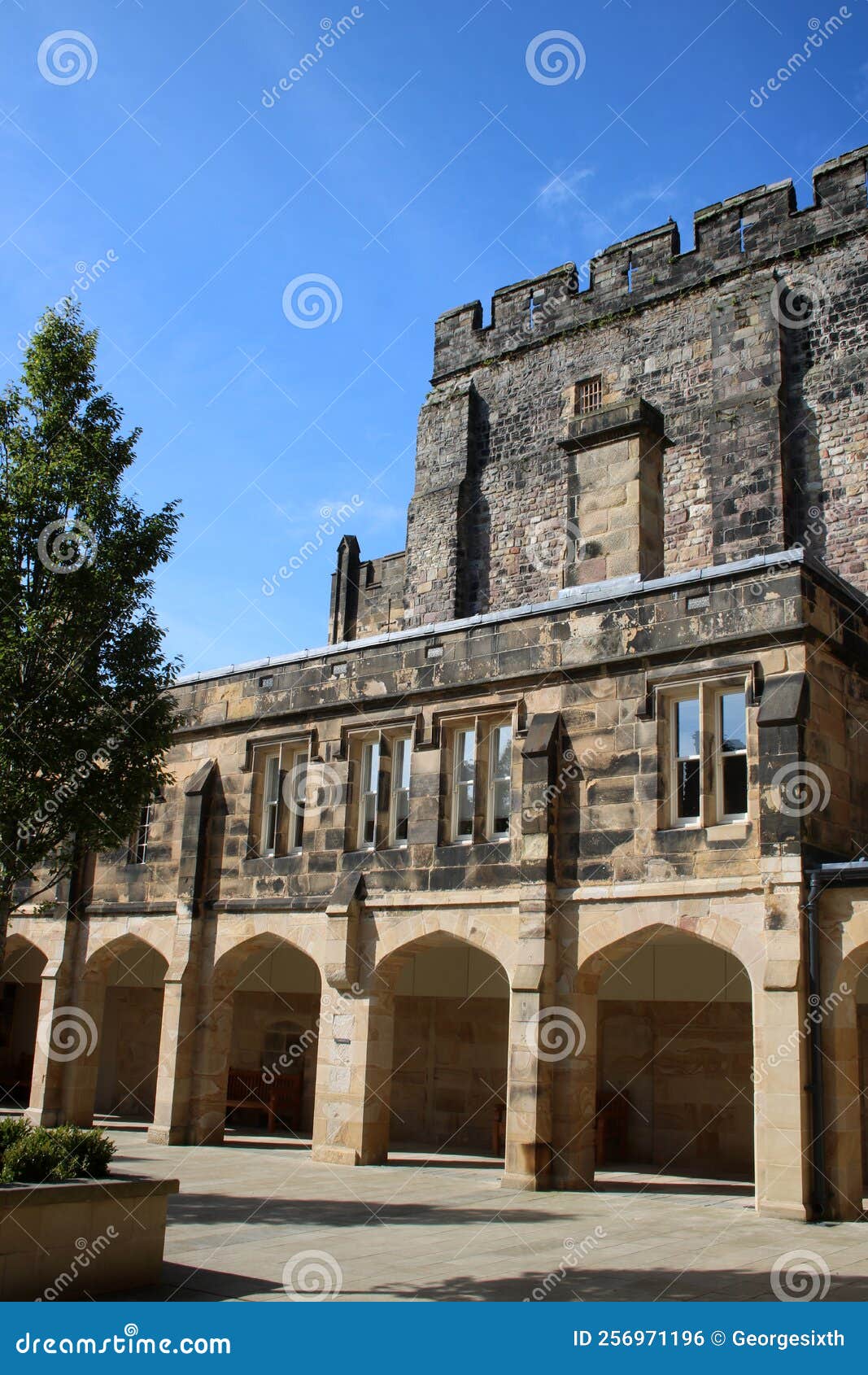Architectural Details Stonework, Lancaster Castle Stock Photo - Image ...