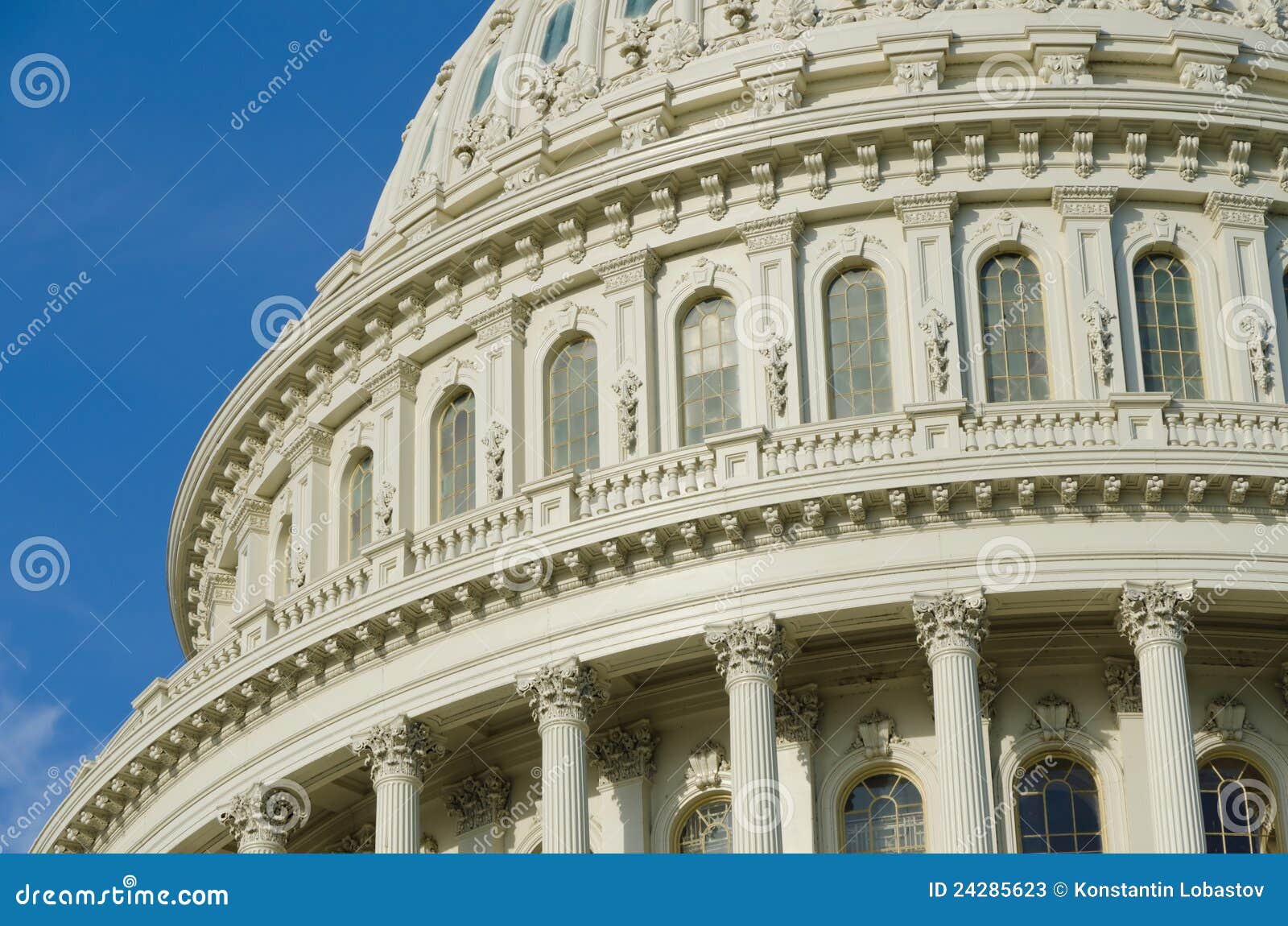 Architectural Details of US Capitol Building Stock Image - Image of ...