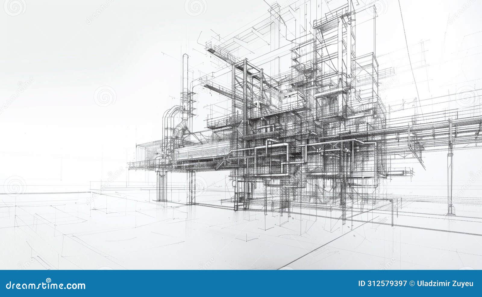 Architectural Drawing Background Stock Image - Image of technical ...