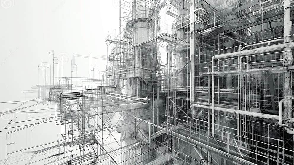 Architectural Drawing Background Stock Photo - Image of plan, design ...