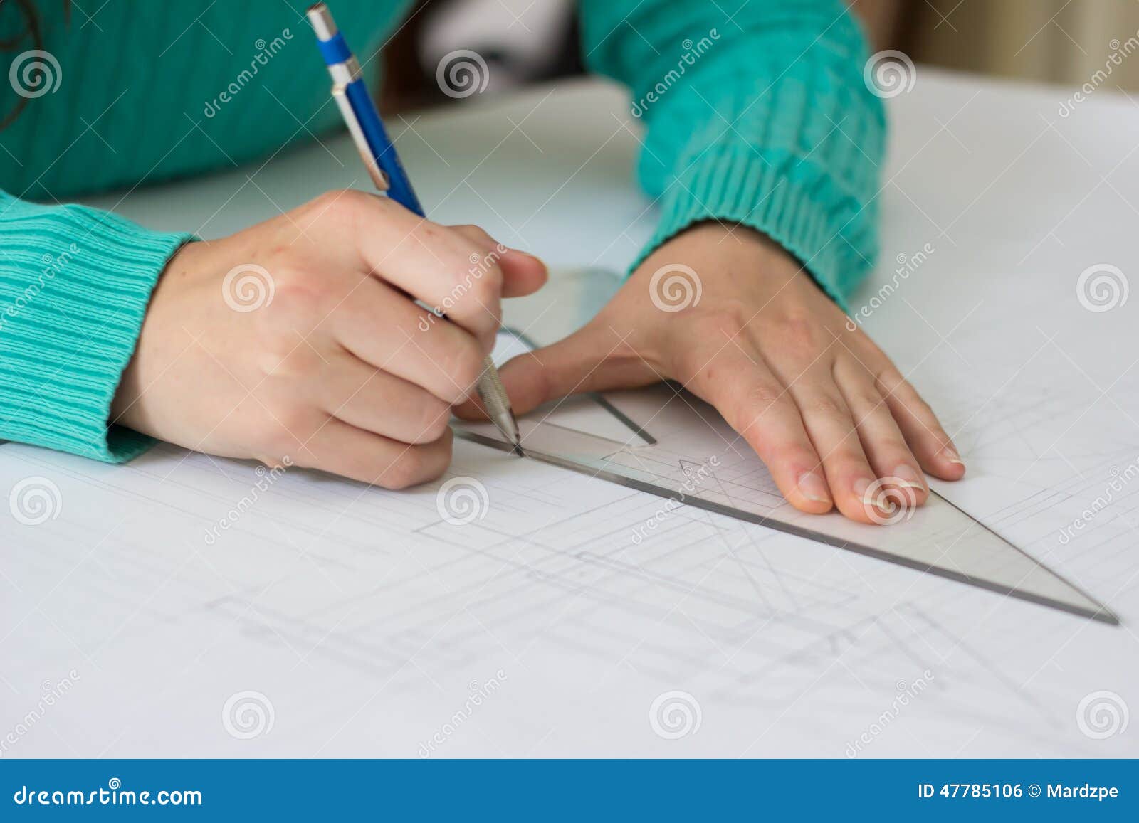 Architectural Drawing, Layout Of The House Royalty-Free Stock ...