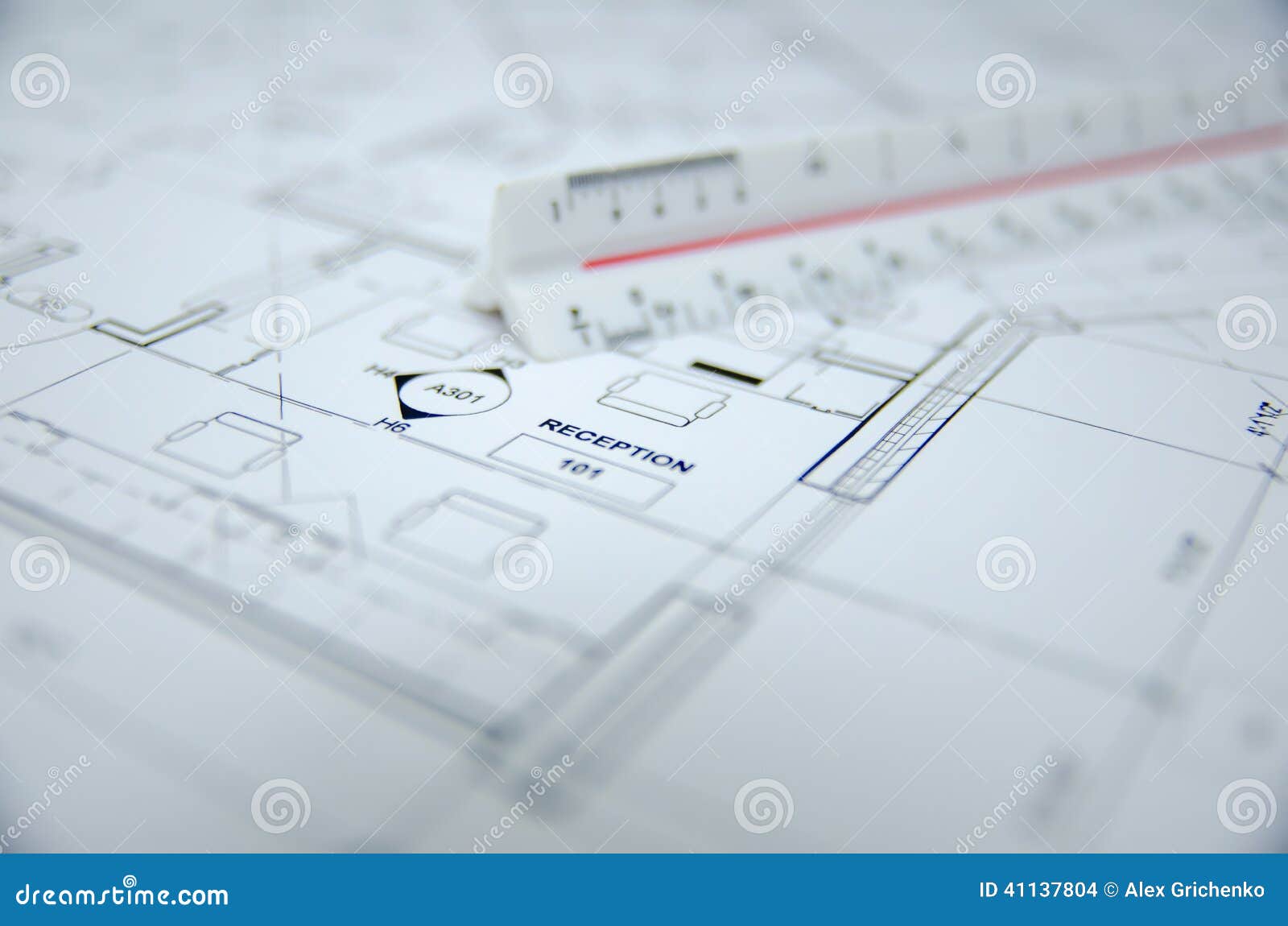 Architectural Drawing Project Design Royalty-Free Stock Image ...