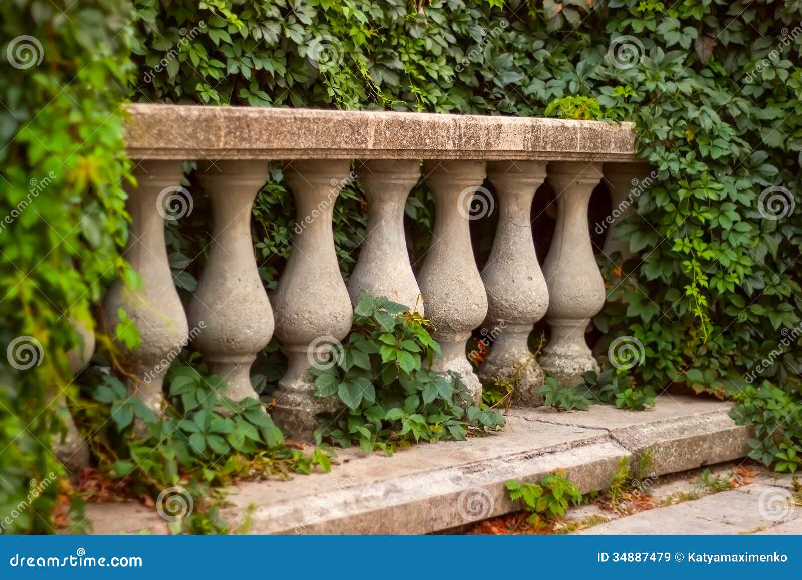 Architectural Element Balustrade Stock Image - Image of colonnade ...