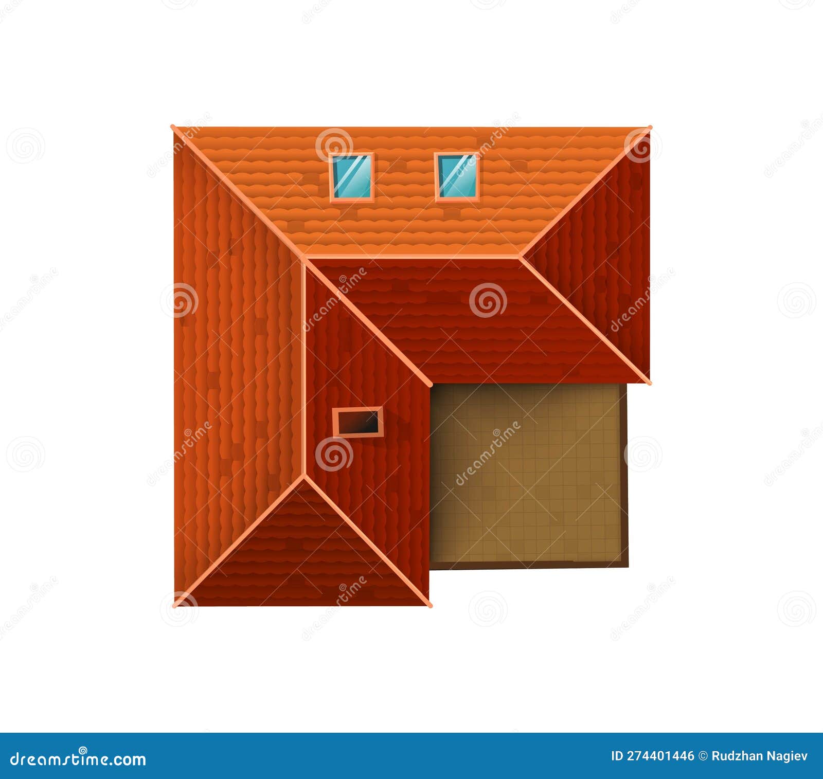 Architectural Element Top View Stock Vector - Illustration of backyard ...