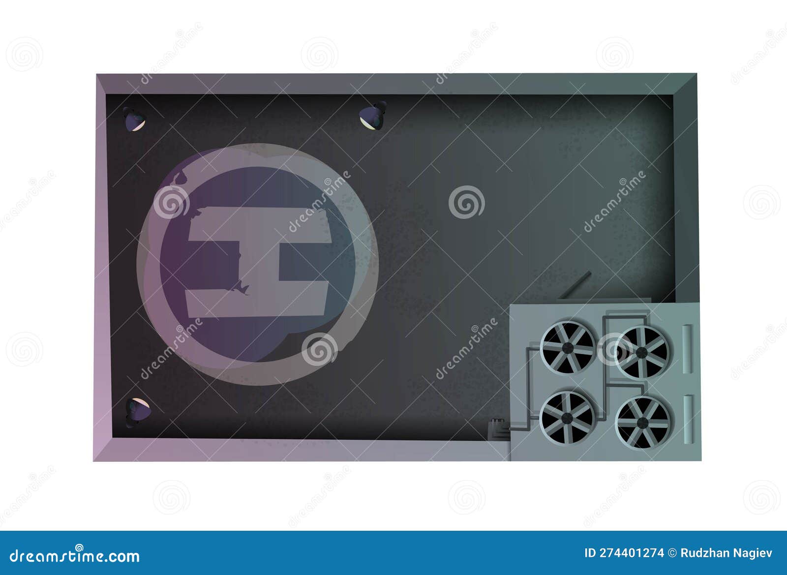 Architectural Element Top View Stock Illustration - Illustration of ...