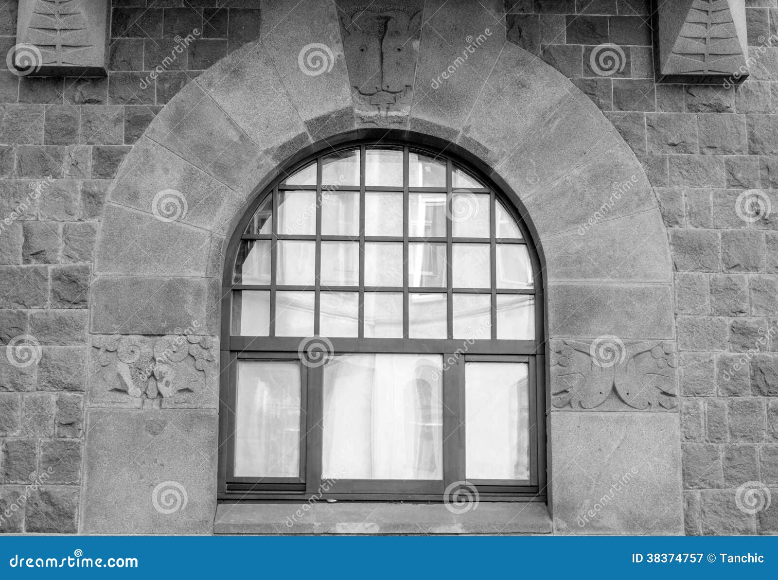 Architectural Element of the Window Stock Image - Image of scenery ...