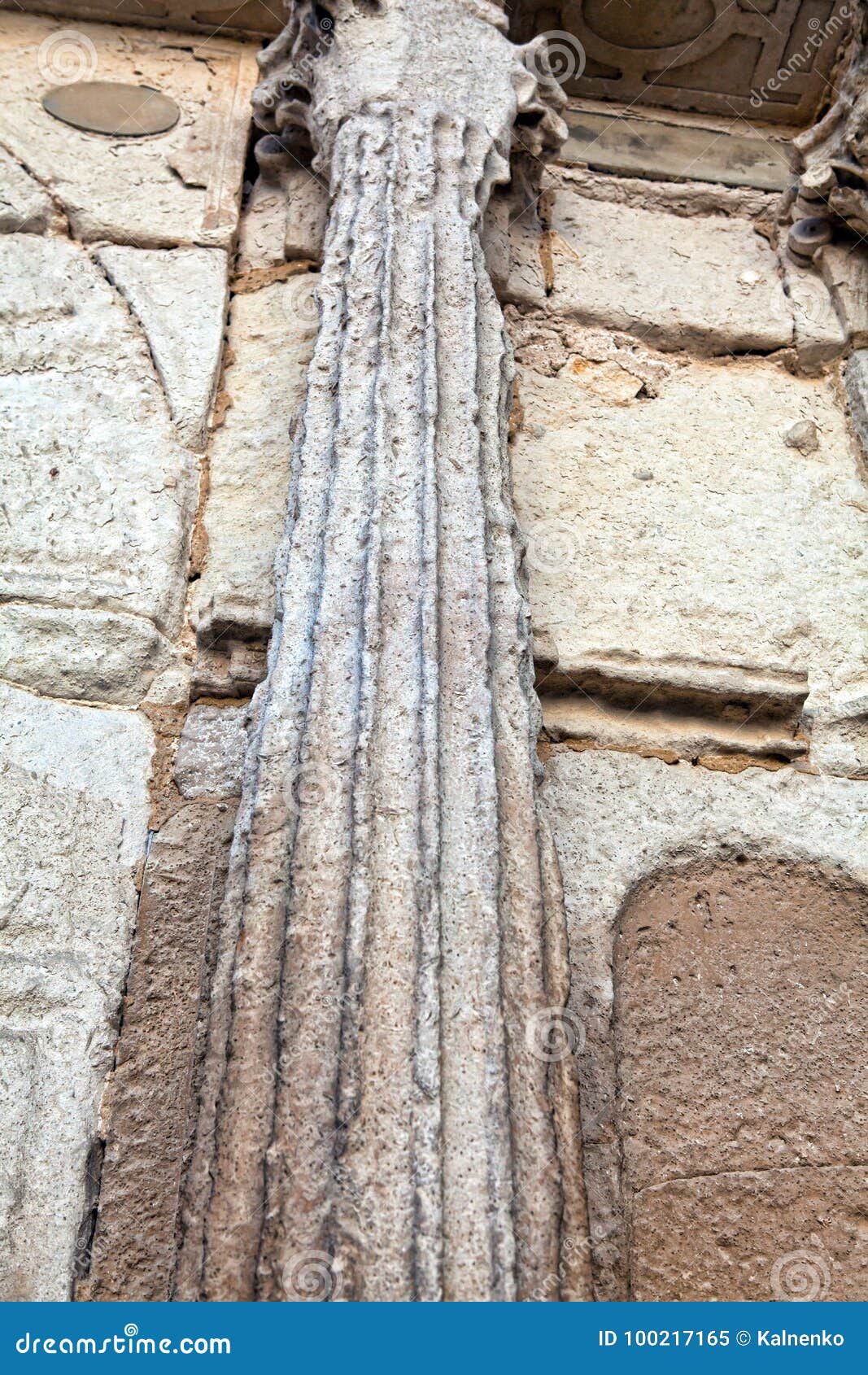 Architectural Elements of the Ancient Temple Stock Image - Image of ...