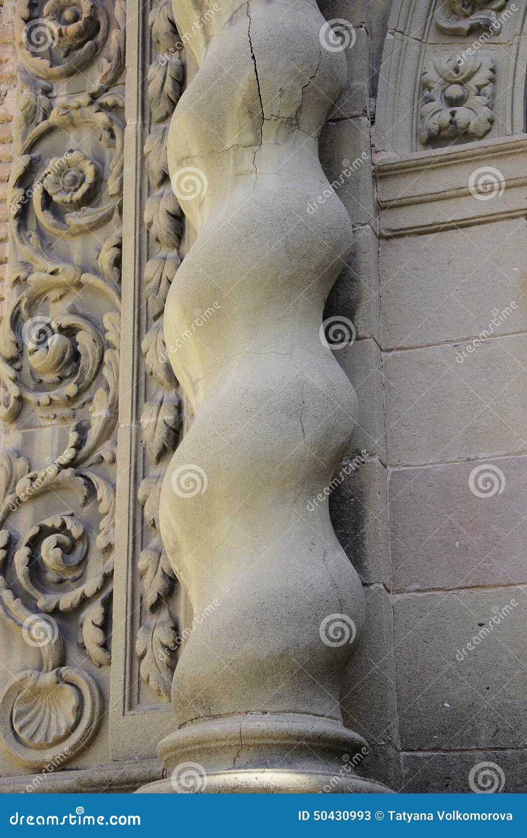 Architectural Elements Baroque Stock Image - Image of column, sculpture ...