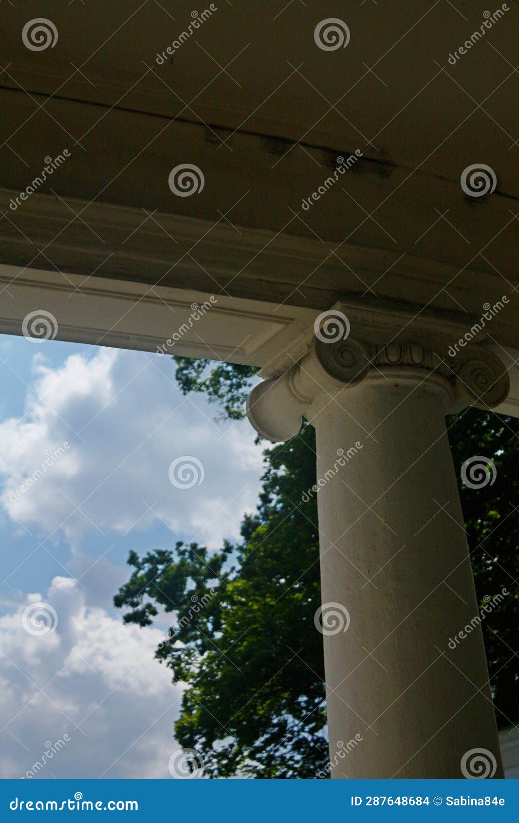 Architectural Elements of Columns, Colonnade Stock Photo - Image of ...