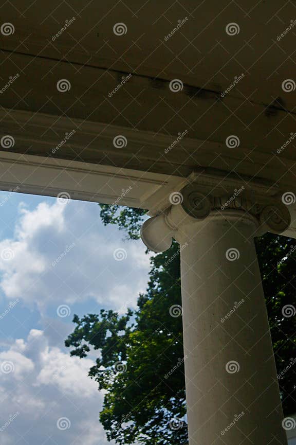 Architectural Elements of Columns, Colonnade Stock Photo - Image of ...
