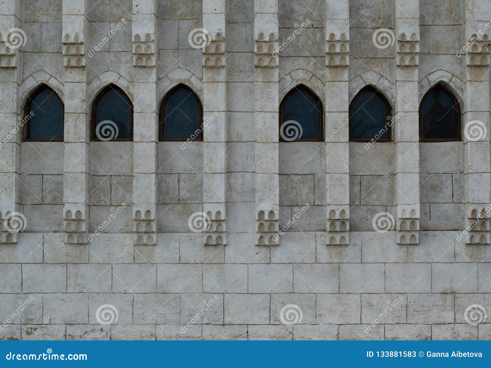 Architectural Elements of Mosque El Mustafa in Sharm El Sheikh. Stock ...