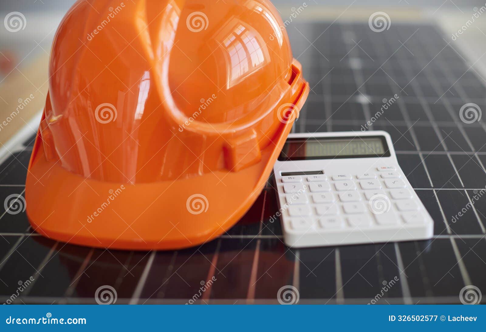 Architectural and Engineer Office Desk Background Construction Project ...