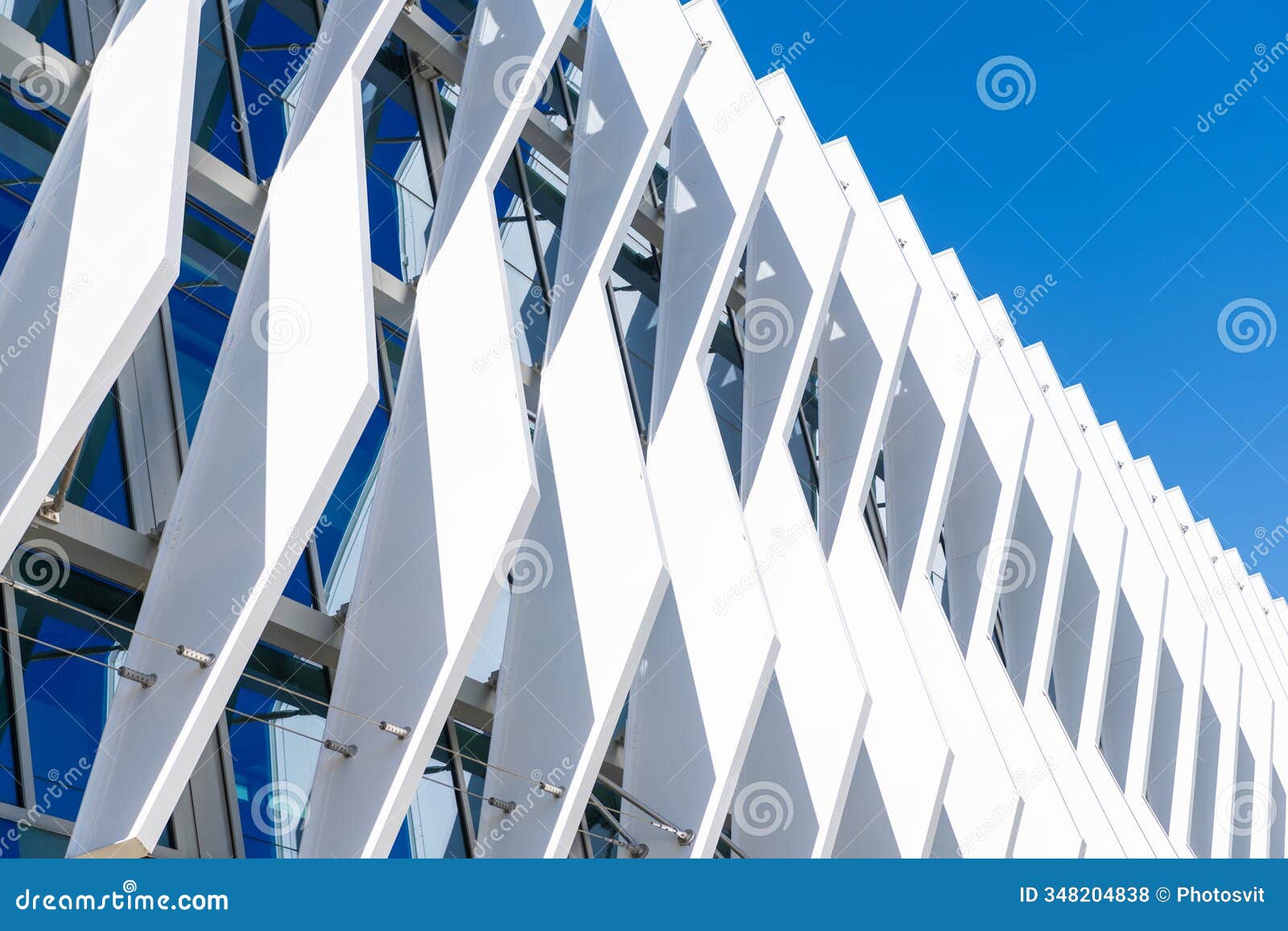 Architectural Exterior Detail. Structural Exterior Fragment. Modern ...