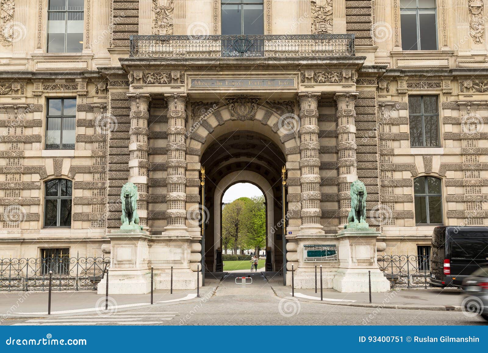 Architectural Exteriors Details of the Louvre Museum Stock Image ...