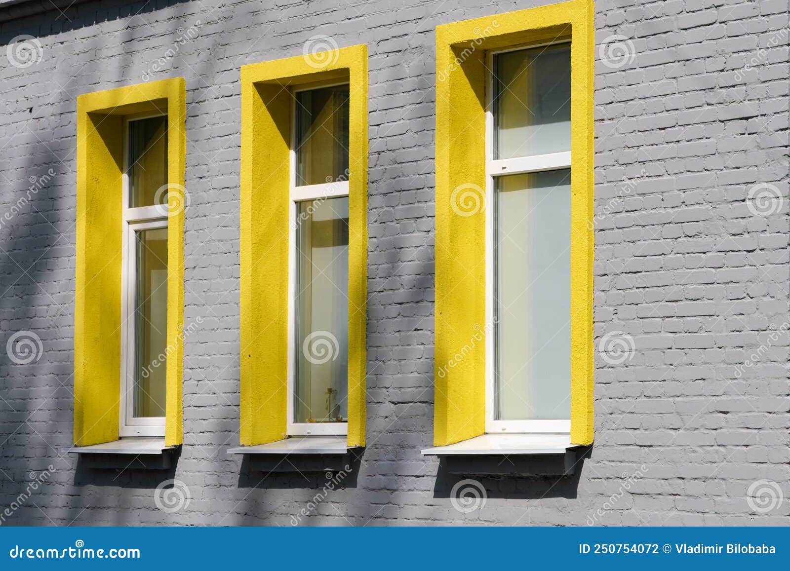 Architectural Facade of an Administrative Building Stock Photo - Image ...