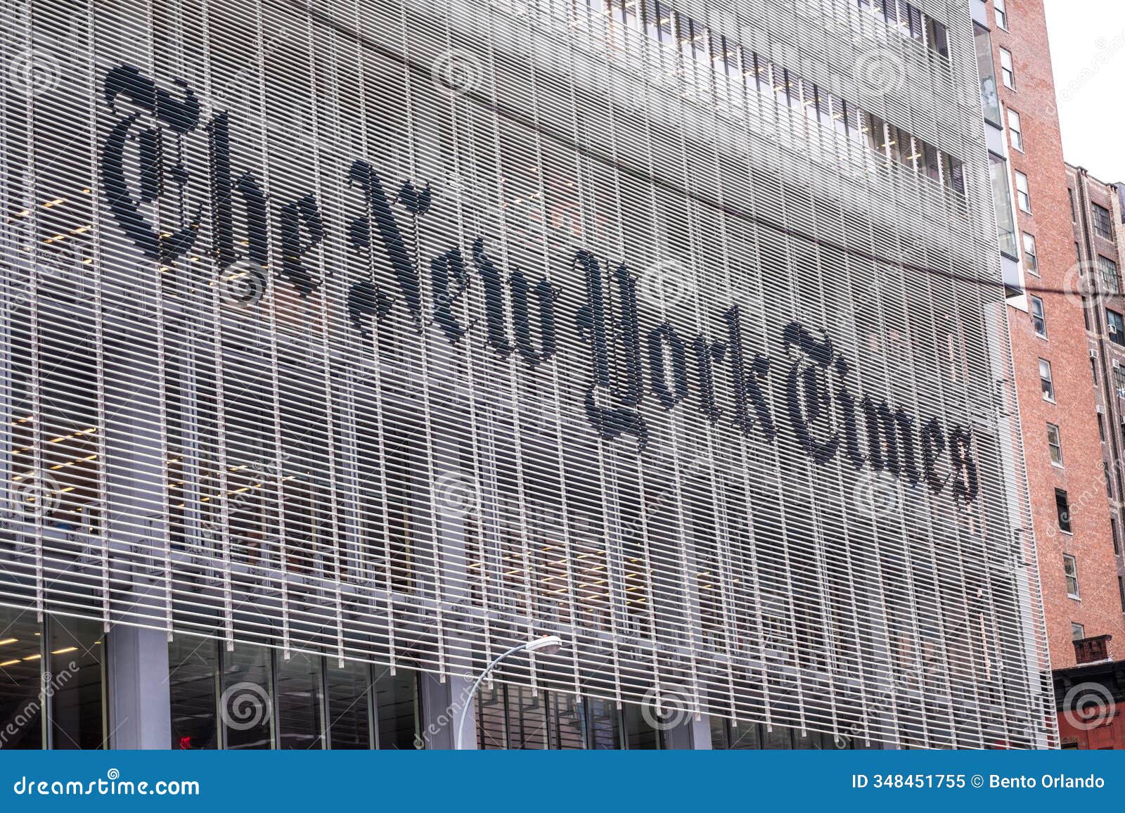 Architectural Facade of Renowned Newspaper Office Building with Modern ...