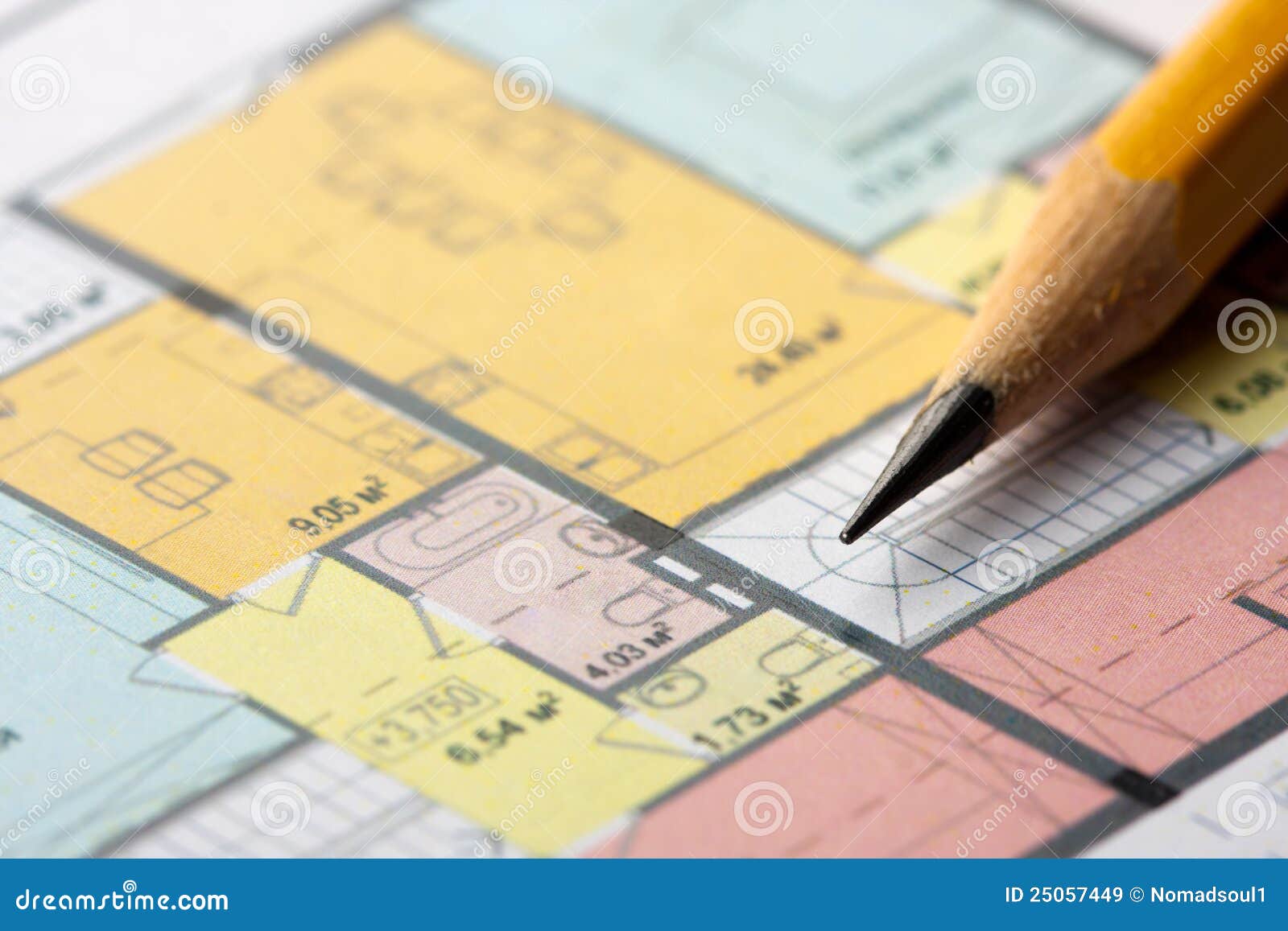 Architectural Floor Plan Royalty-Free Stock Photo | CartoonDealer.com ...