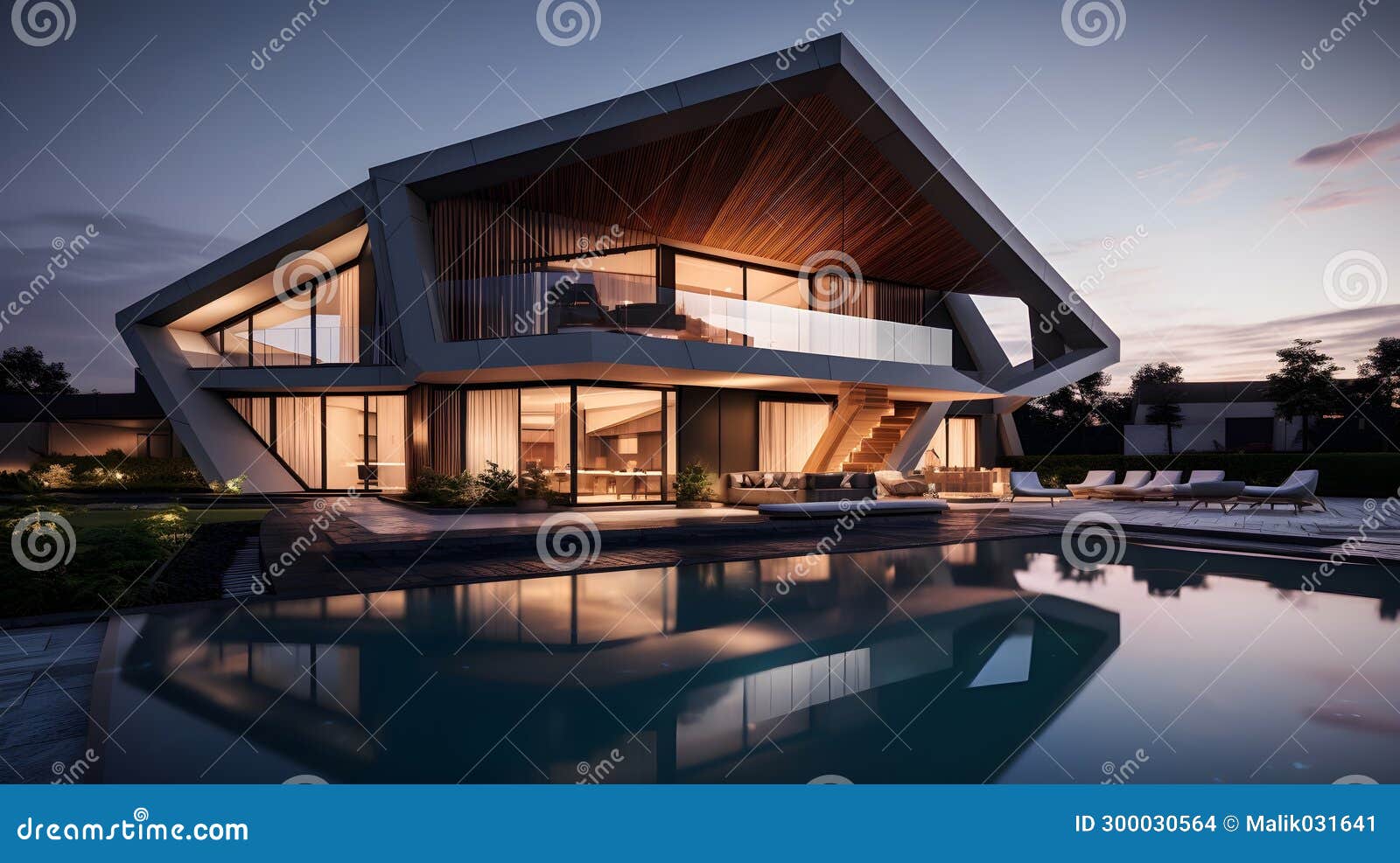 Architectural Gem with a Unique Design Stock Illustration ...