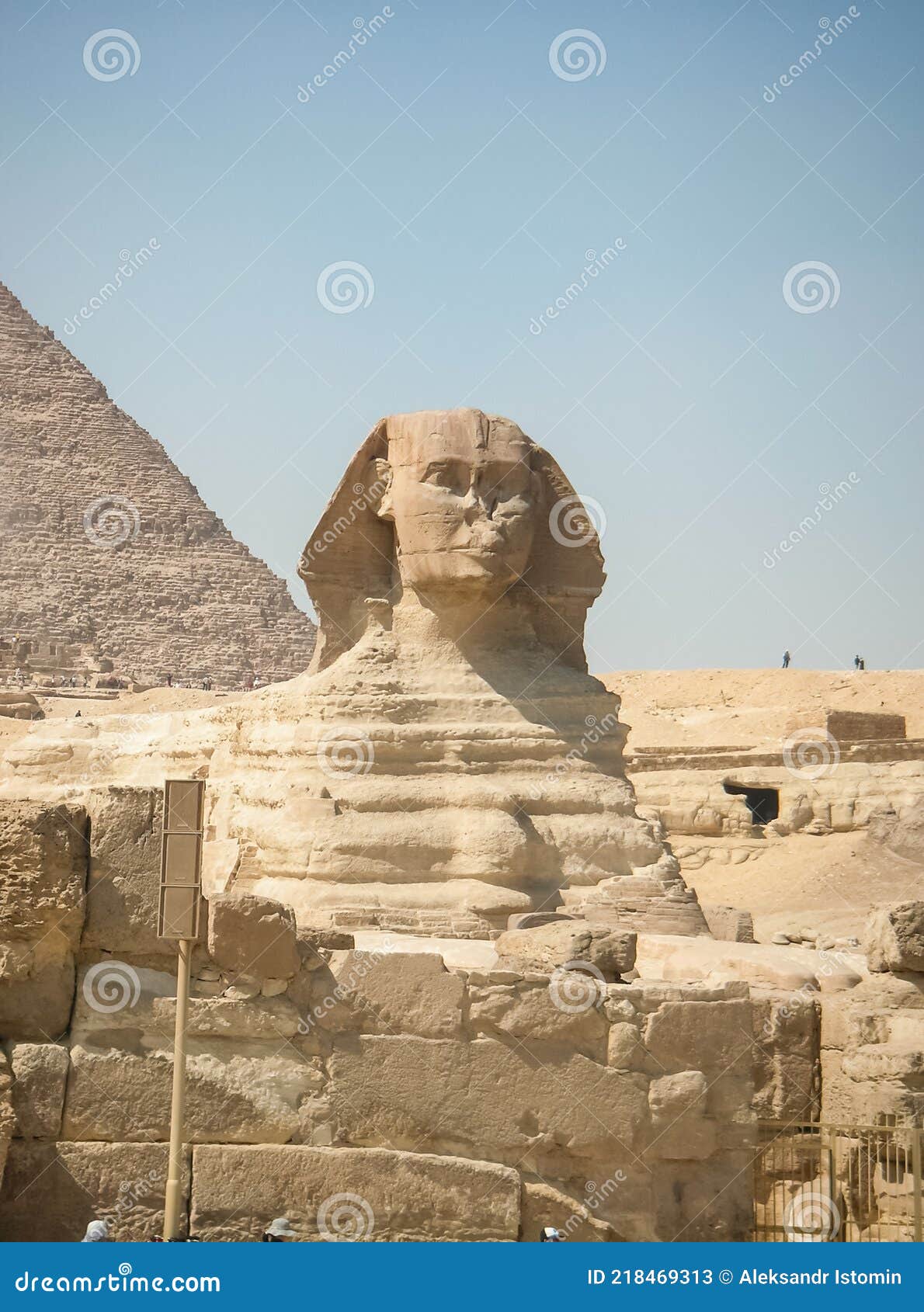 Ancient Egyptian Civilization. Great Sphinx Stock Image - Image of ...