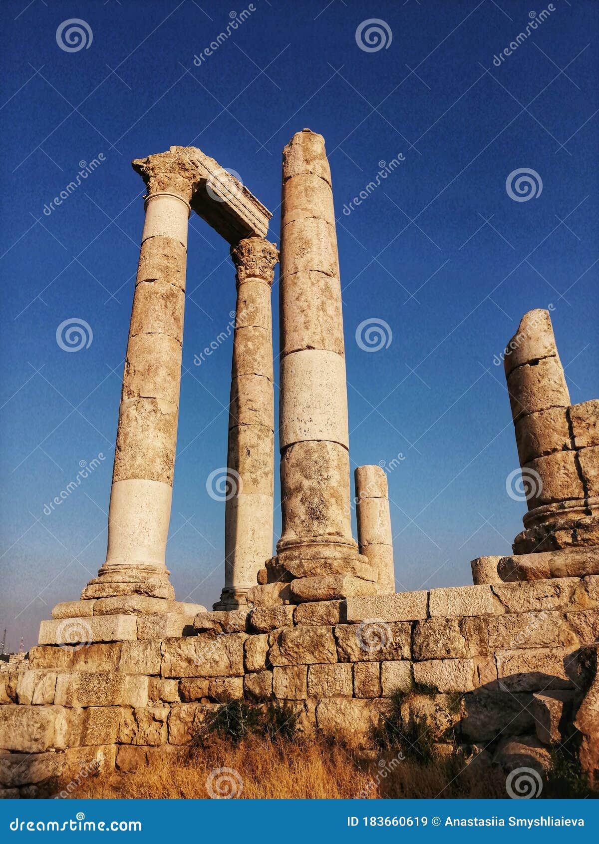 Architectural Heritage. Jordan. Amman Stock Image - Image of ...