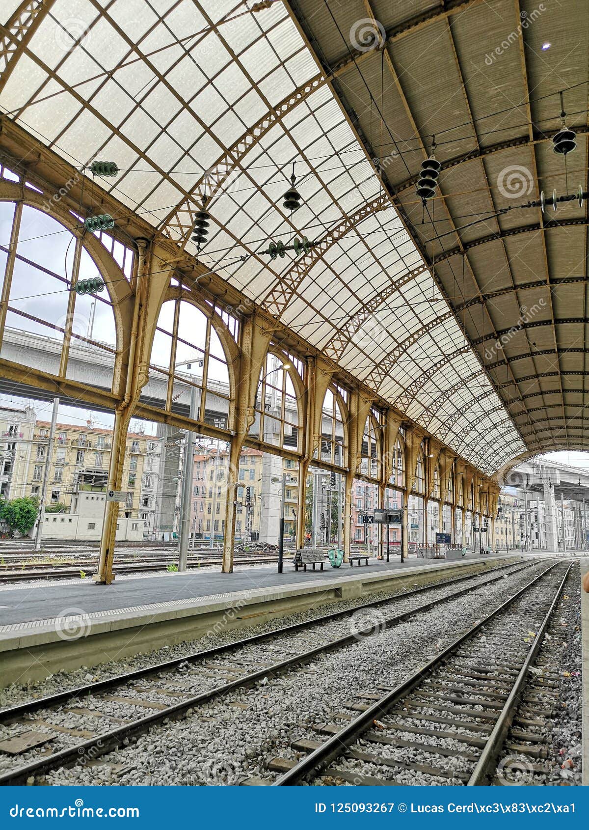 Nice Train Station in France Stock Image - Image of historic, nice ...