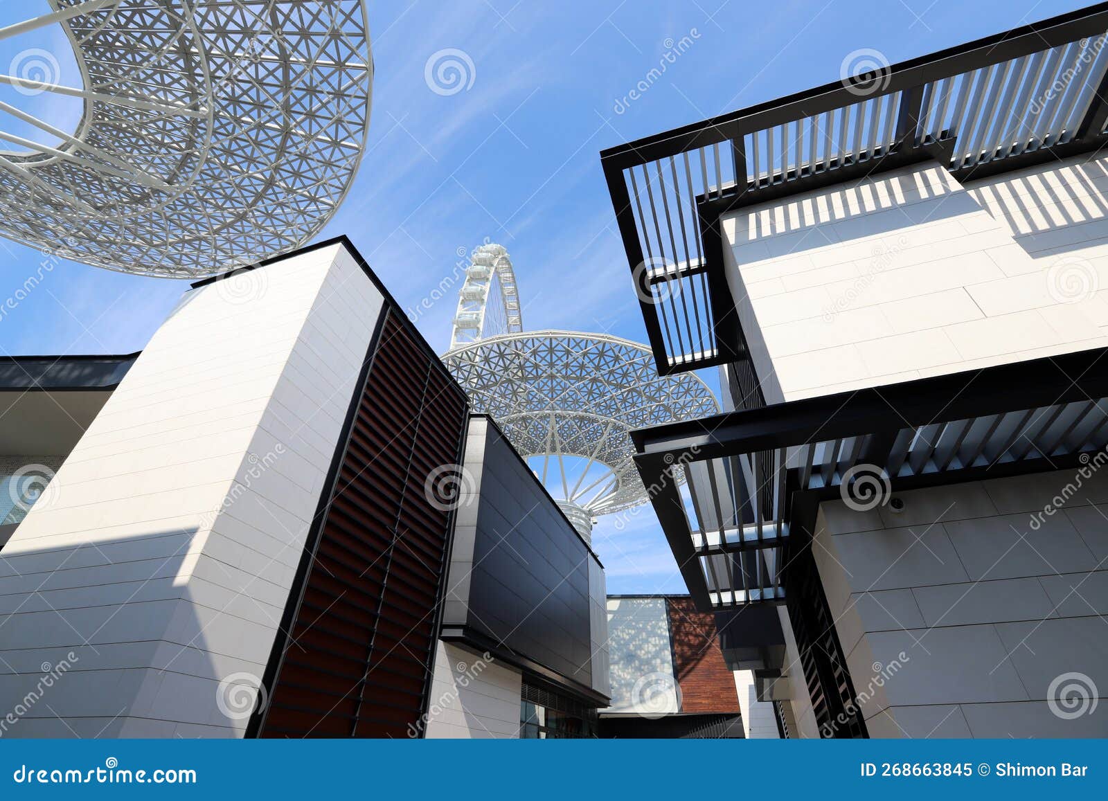 Architectural Illustration. Fragments of the Construction of Buildings ...