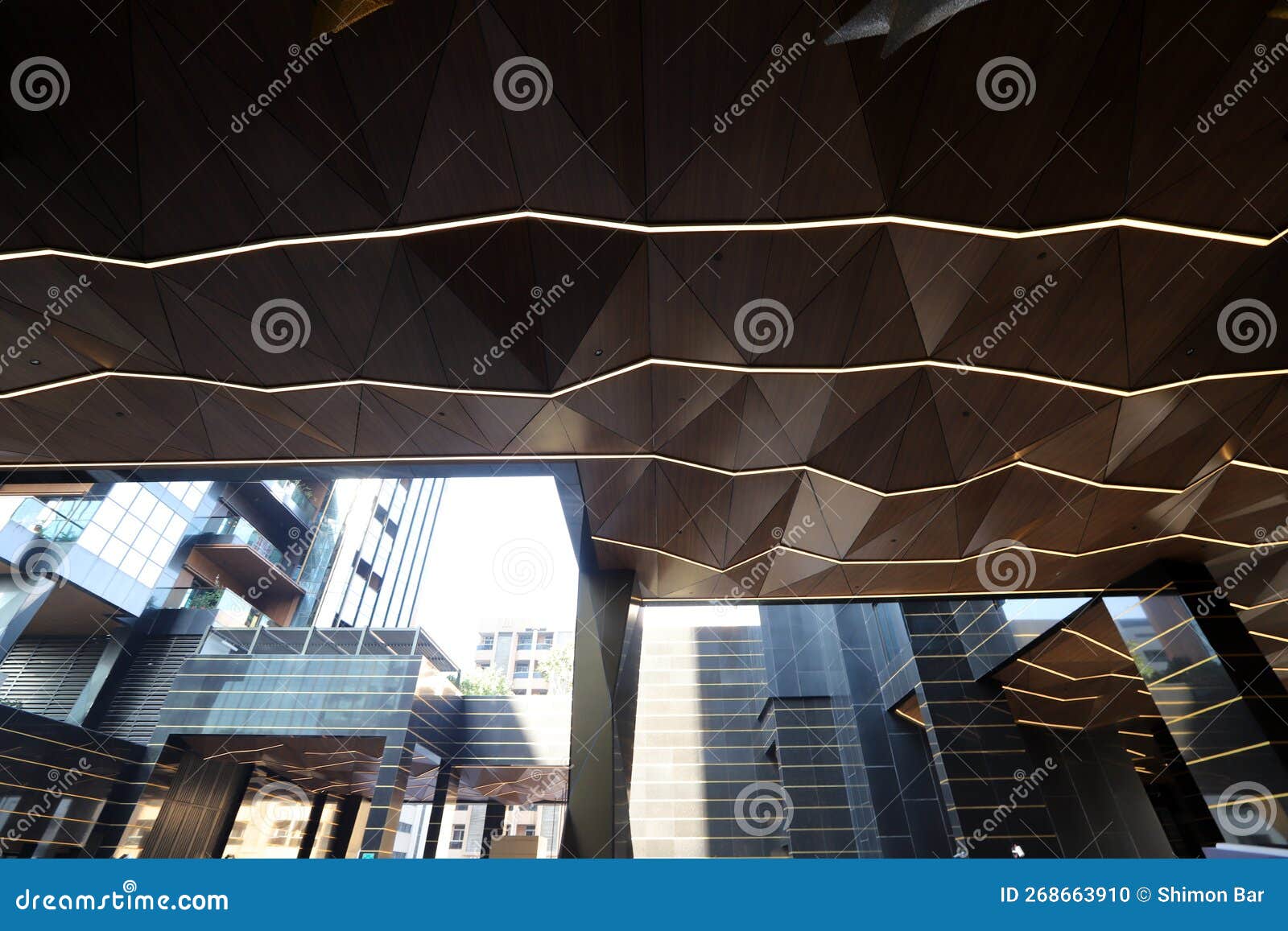 Architectural Illustration. Fragments of the Construction of Buildings ...