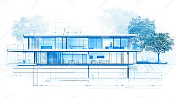 Architectural Illustration, Interior Layout, House Cross-section ...