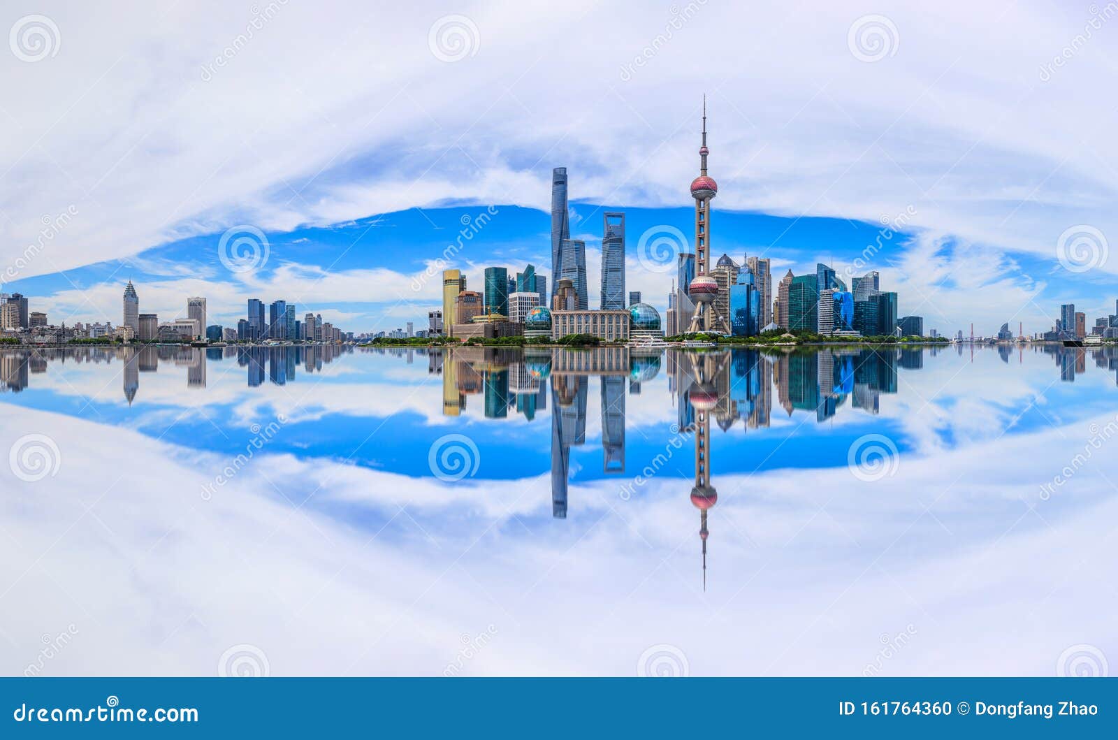 Architectural Landscape and Skyline in Shanghai Stock Photo - Image of ...