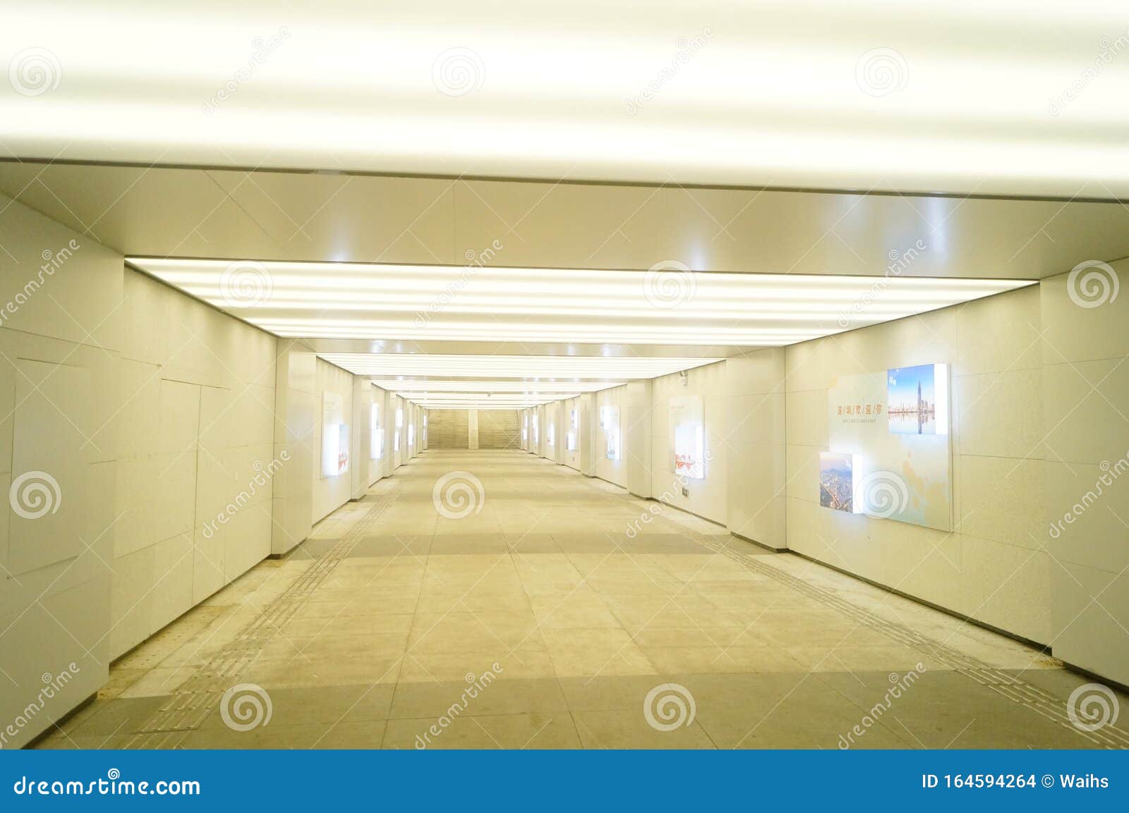 The Architectural Landscape of the Underground Passage Editorial Stock ...