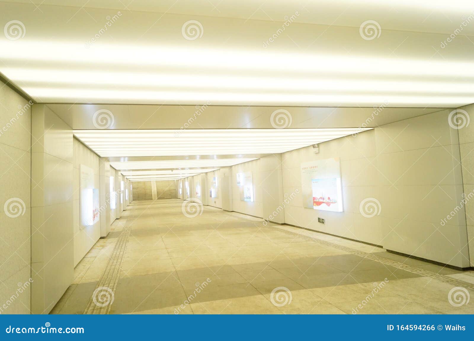 The Architectural Landscape of the Underground Passage Editorial Photo ...