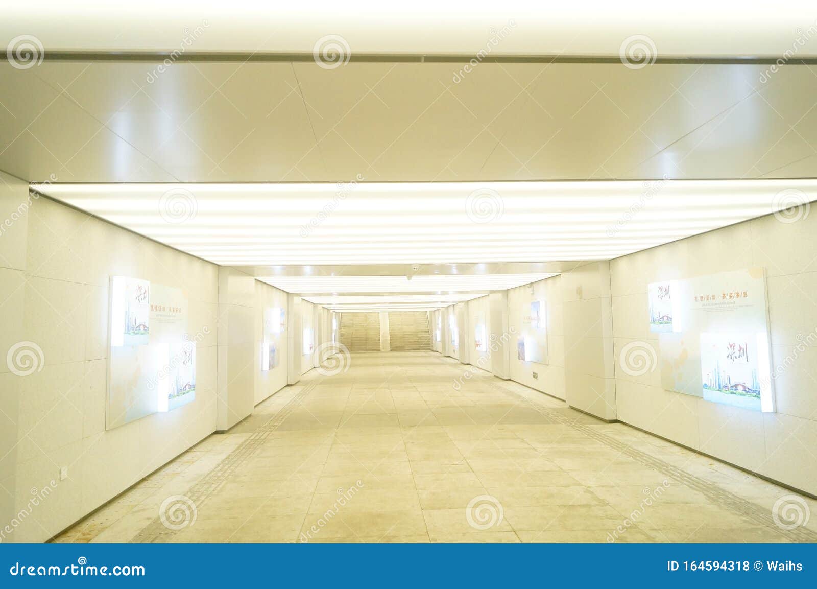 The Architectural Landscape of the Underground Passage Editorial Stock ...