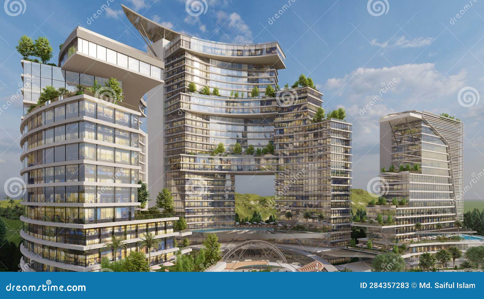 ICONIC LUSAIL STADIUM Football World Cup Background For Banner, Soccer ...