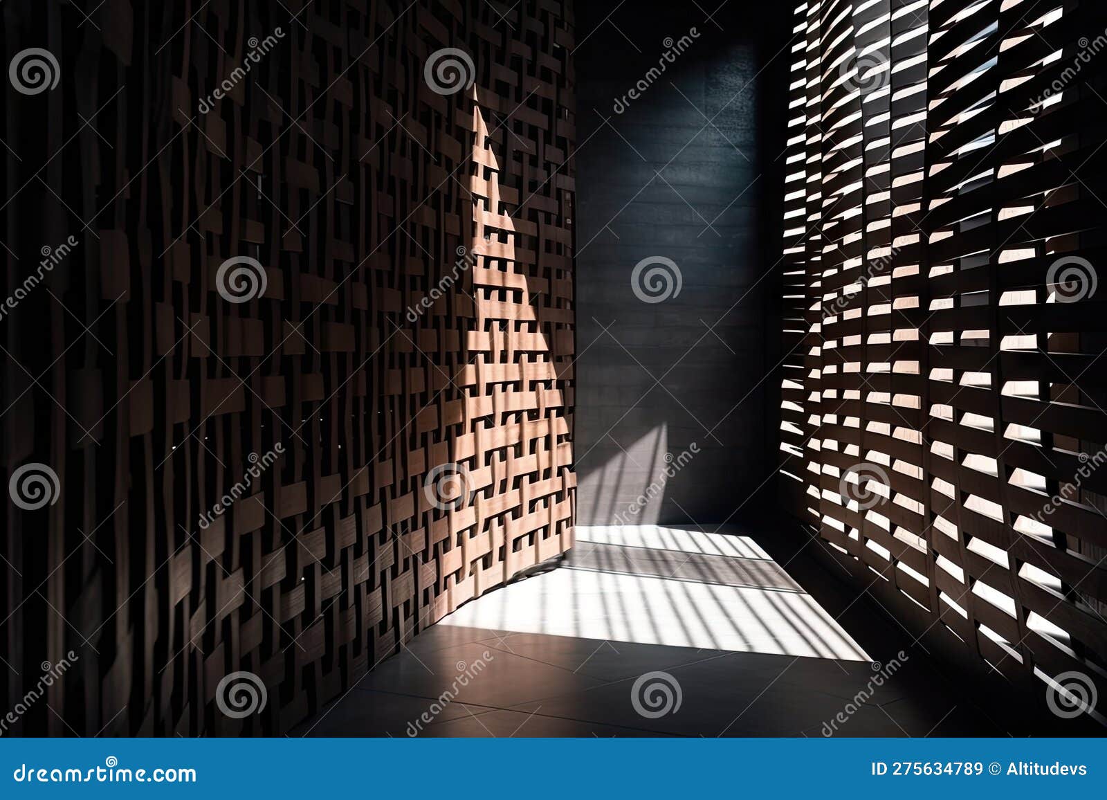 Architectural Materials and Textures with Shadows on the Wall, Creating ...
