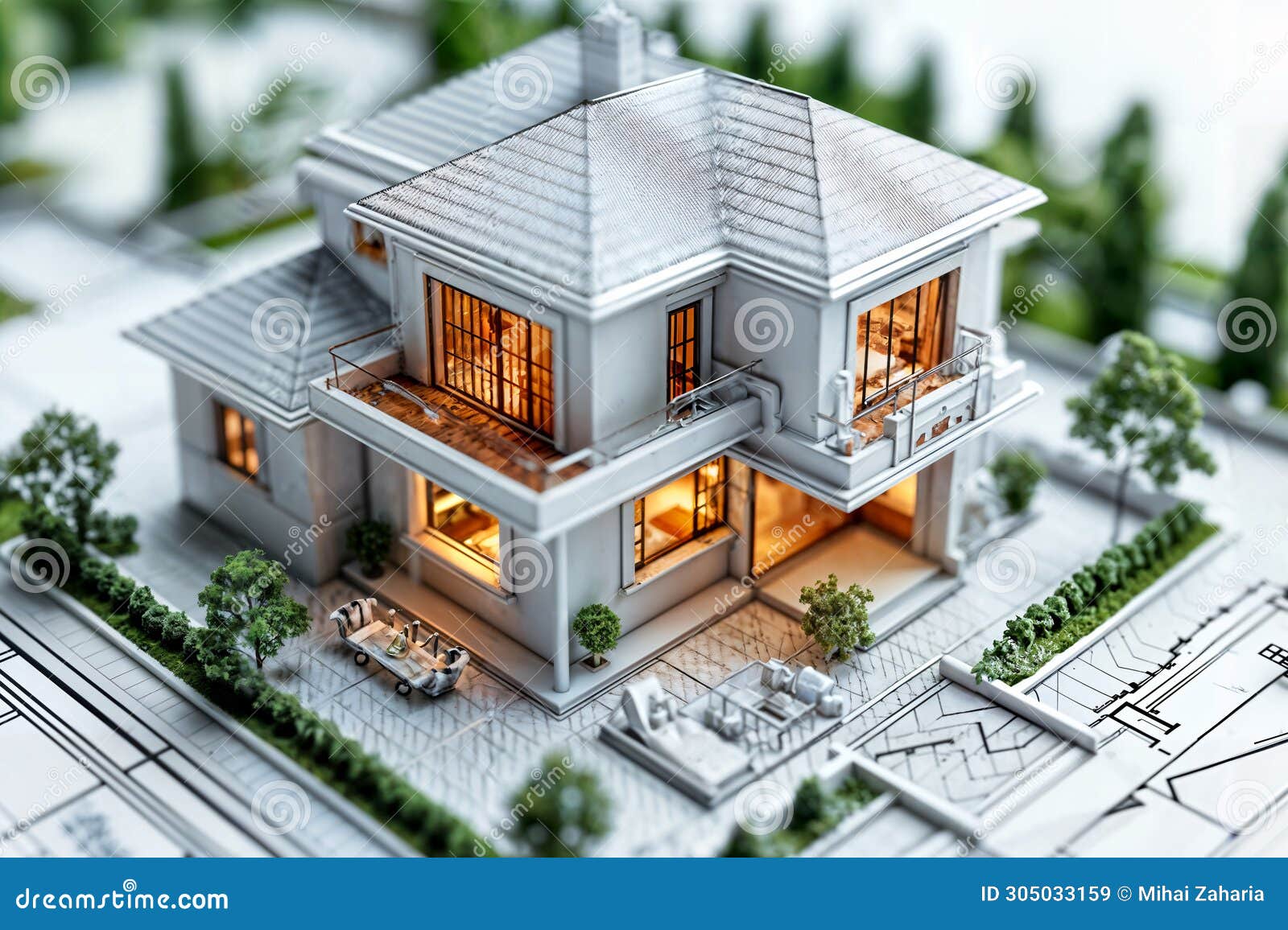An Architectural Model Of A Building Or Structure Royalty-Free Stock ...