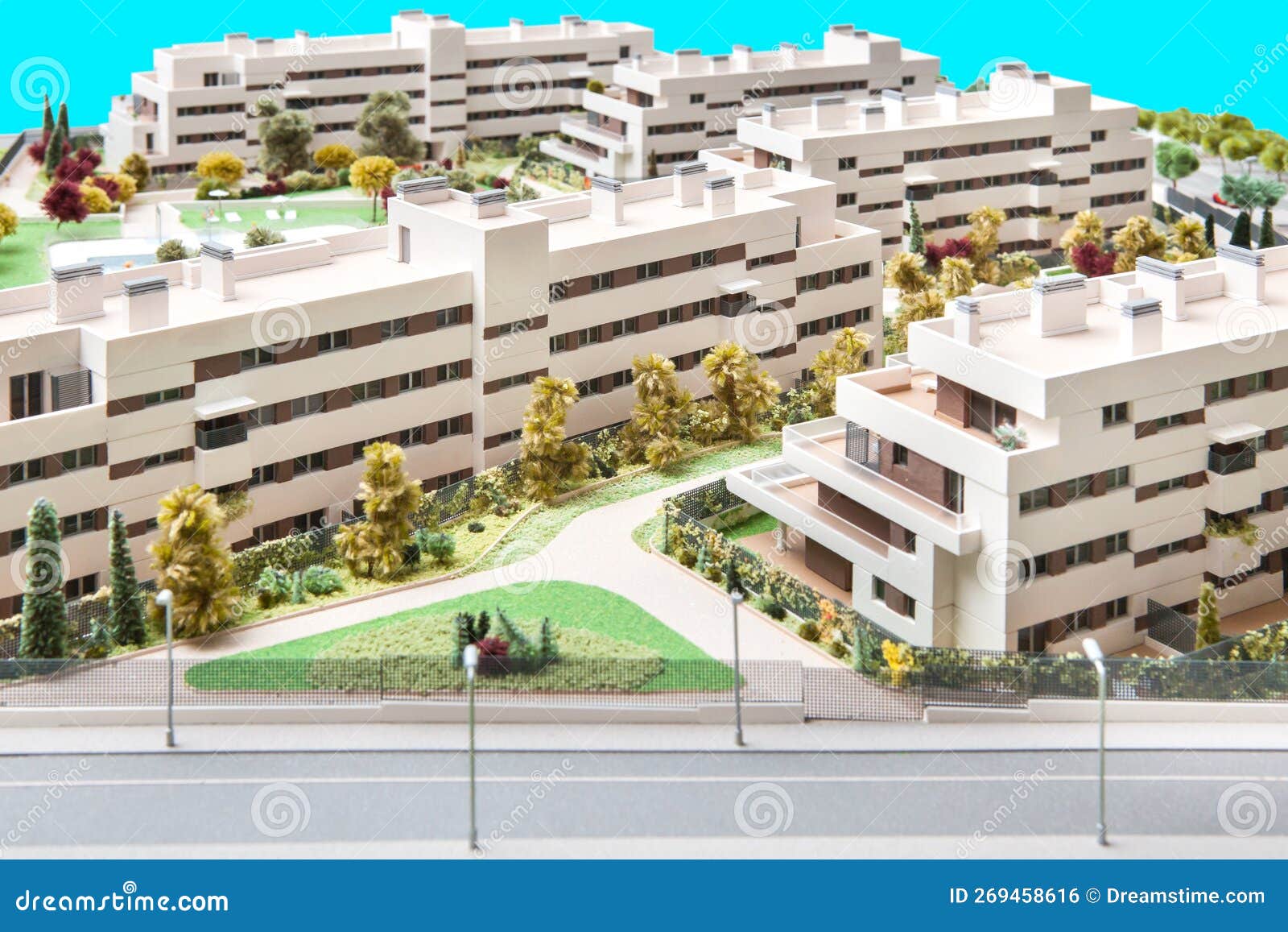 Architectural model stock photo. Image of draft, architecture - 269458616