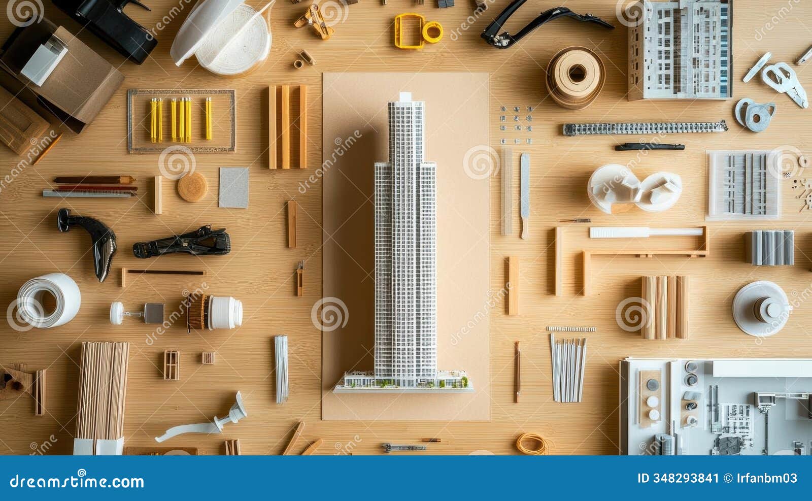 Architectural Model, a Showcase of Building Design Stock Image - Image ...