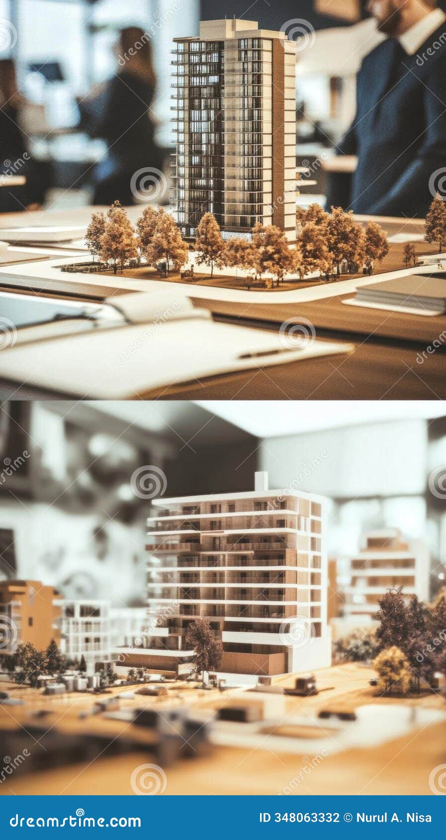 Architectural Model Showcase, a Glimpse into Urban Development Stock ...