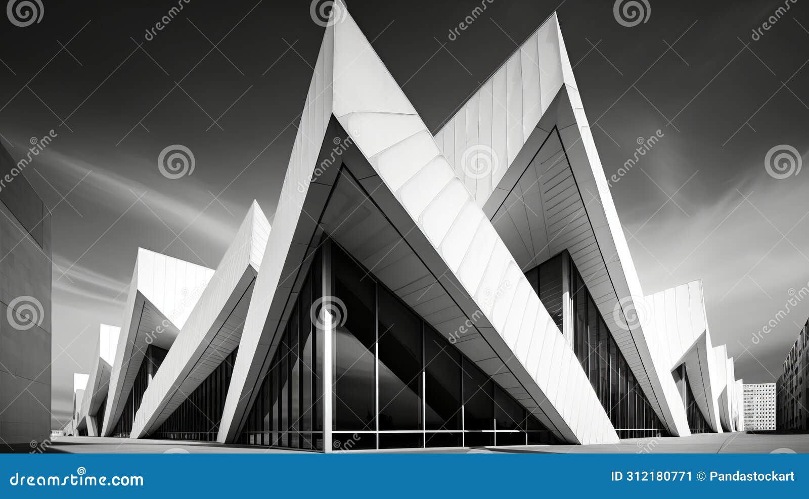 Architectural Modern Abstraction with Emphasizing Unique Shapes and ...