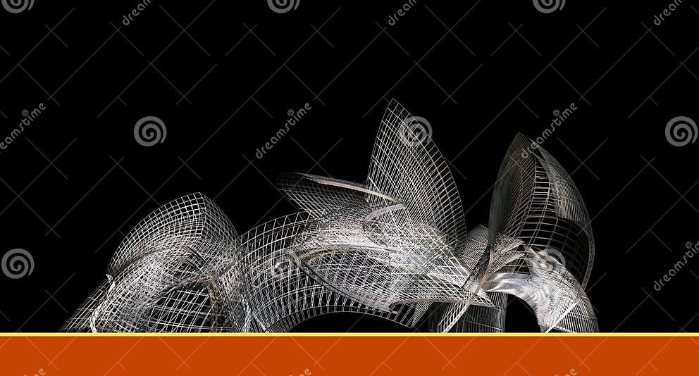 Architectural modern forms stock illustration. Illustration of design ...