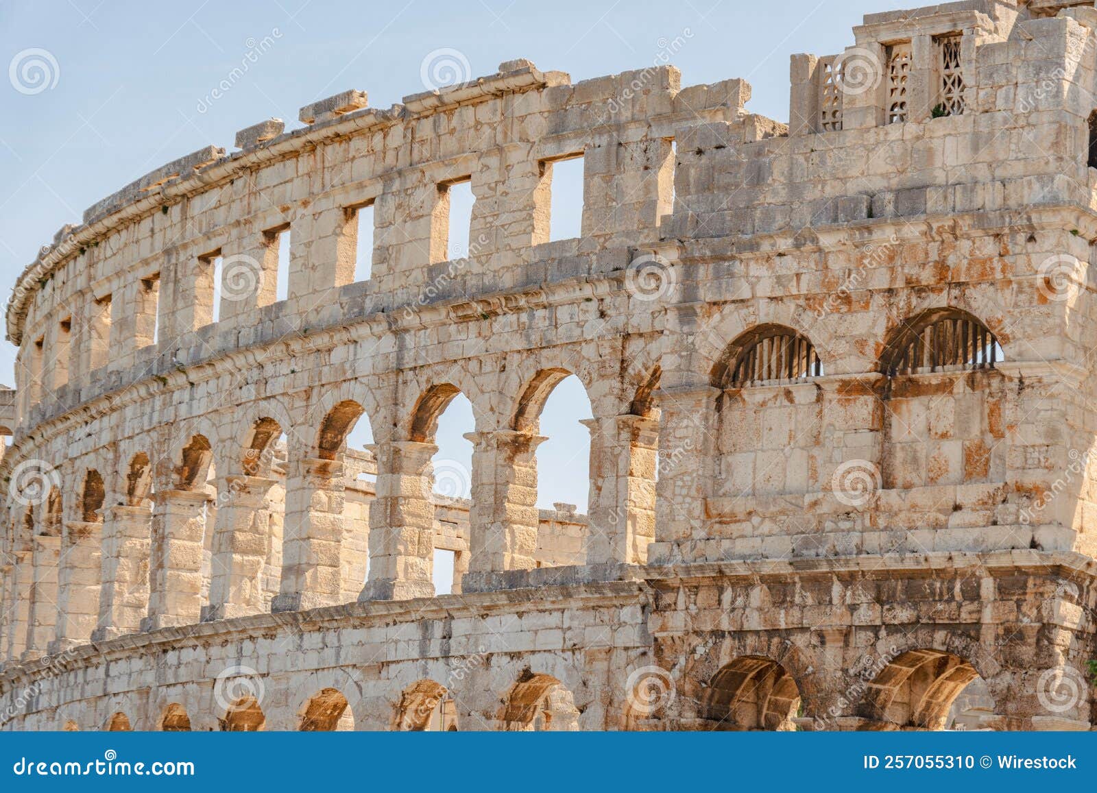Architectural Monument Coliseum of Ancient Rome Stock Photo - Image of ...