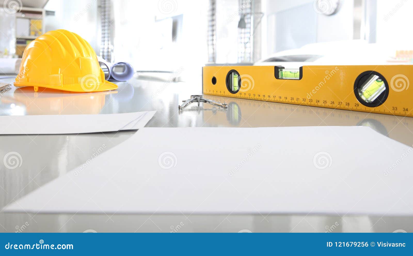 Construction Level Ruler Royalty-Free Stock Photography | CartoonDealer ...