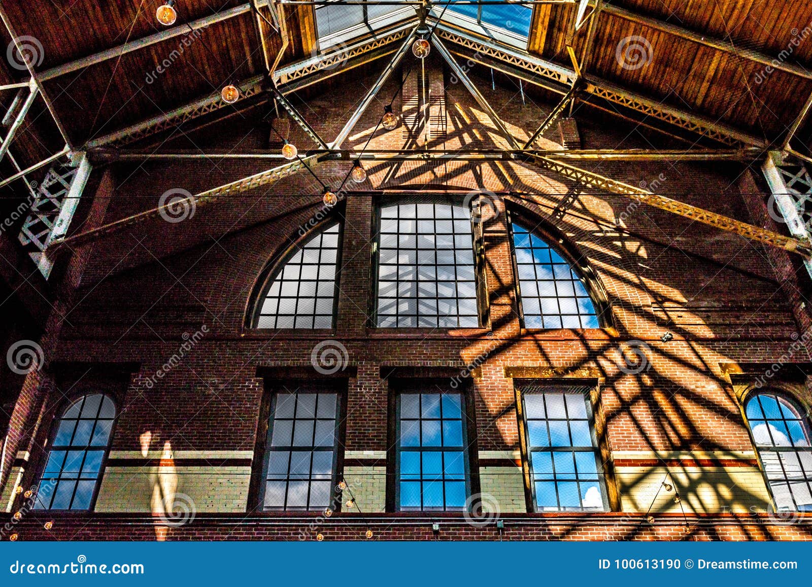 Architectural Open ceiling stock photo. Image of interior - 100613190